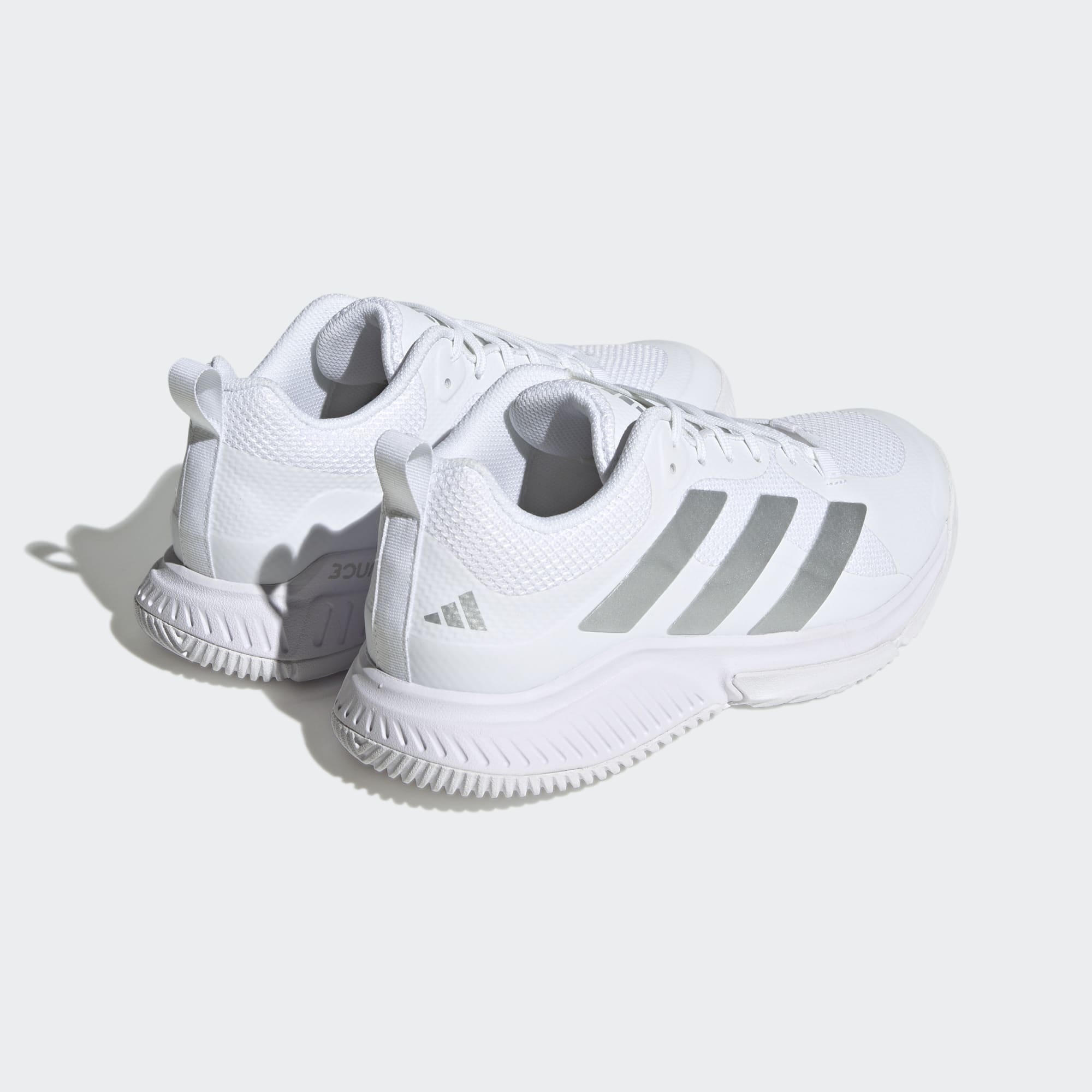 adidas Women's Training Court Team Bounce 2.0 Sneakers - White | Free ...
