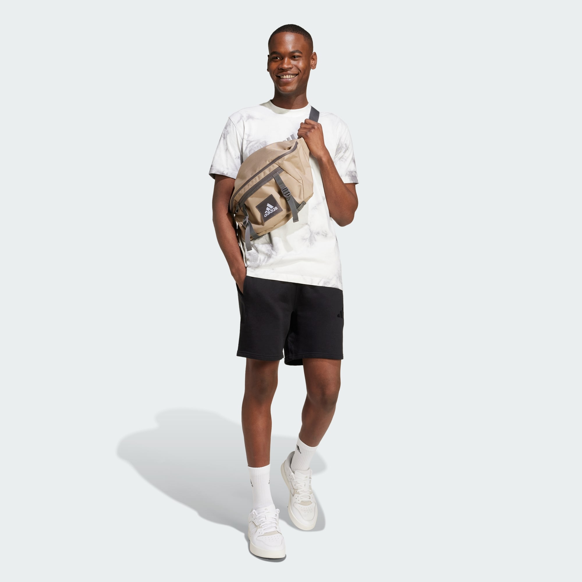adidas ALL SZN French Terry Shorts - Black | adidas Australia