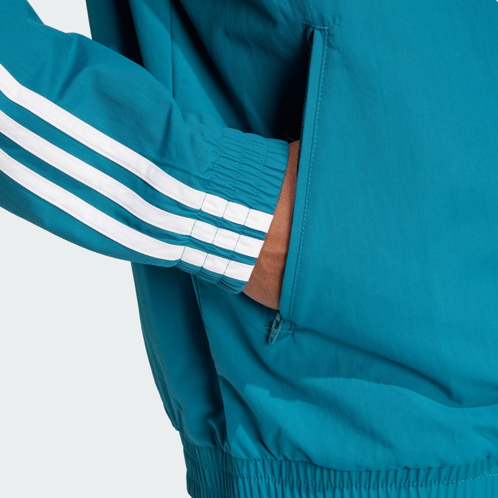 adidas Adicolor Woven Firebird Track Top - Turquoise | adidas UK