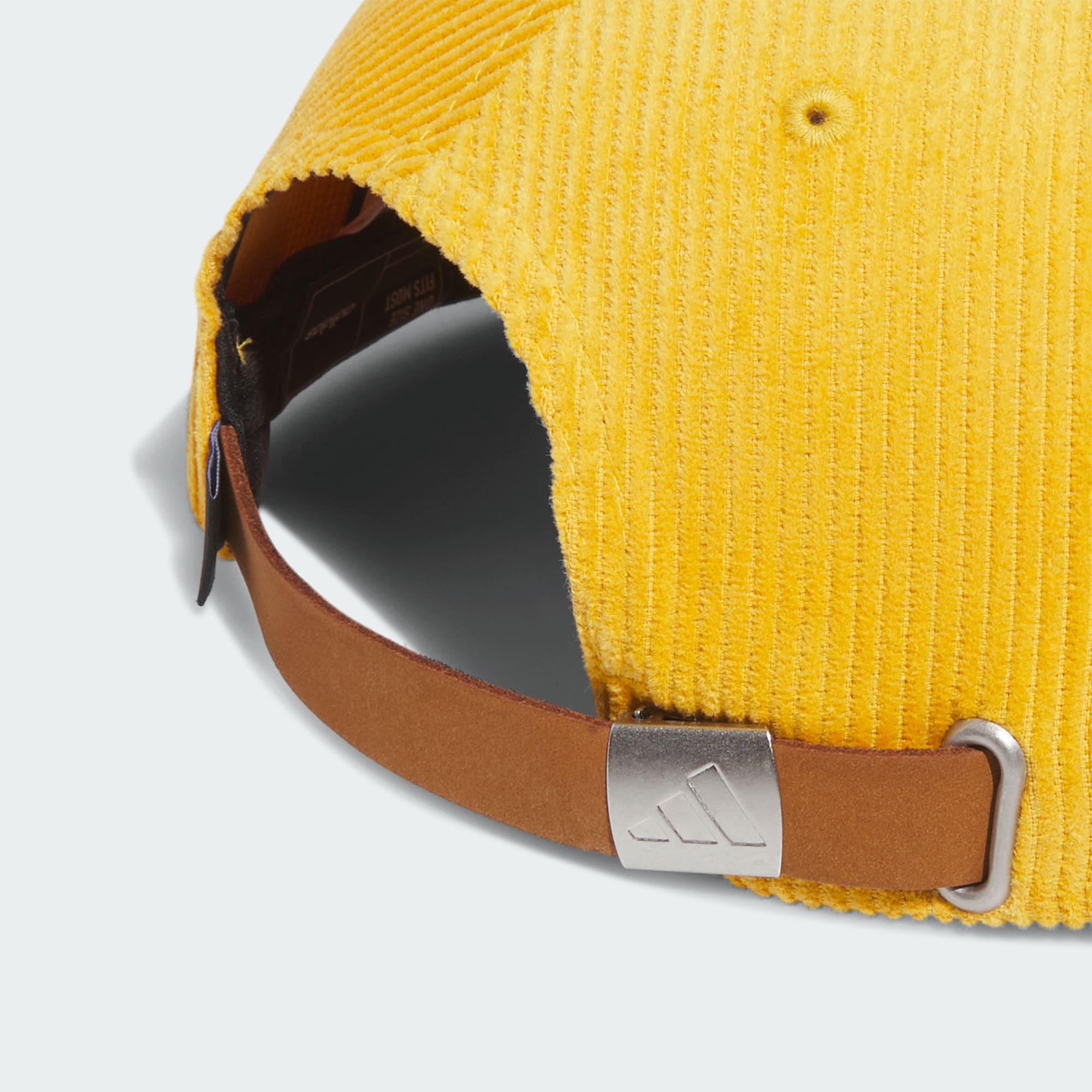 adidas Corduroy Leather Five-Panel Rope Hat - Yellow | Free Shipping ...