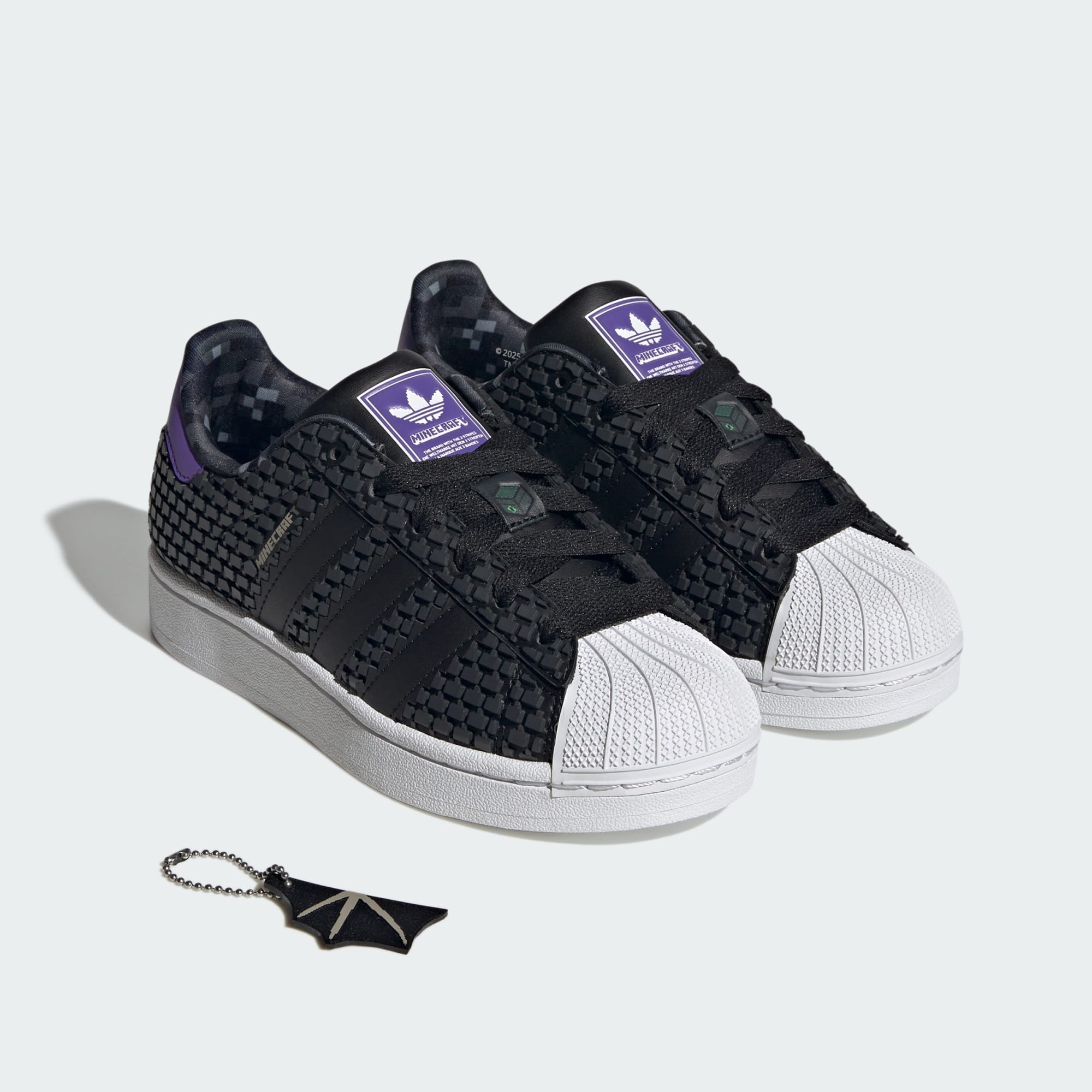 ADIDAS MINECRAFT SUPERSTAR II SHOES - Black | Free Shipping with ...