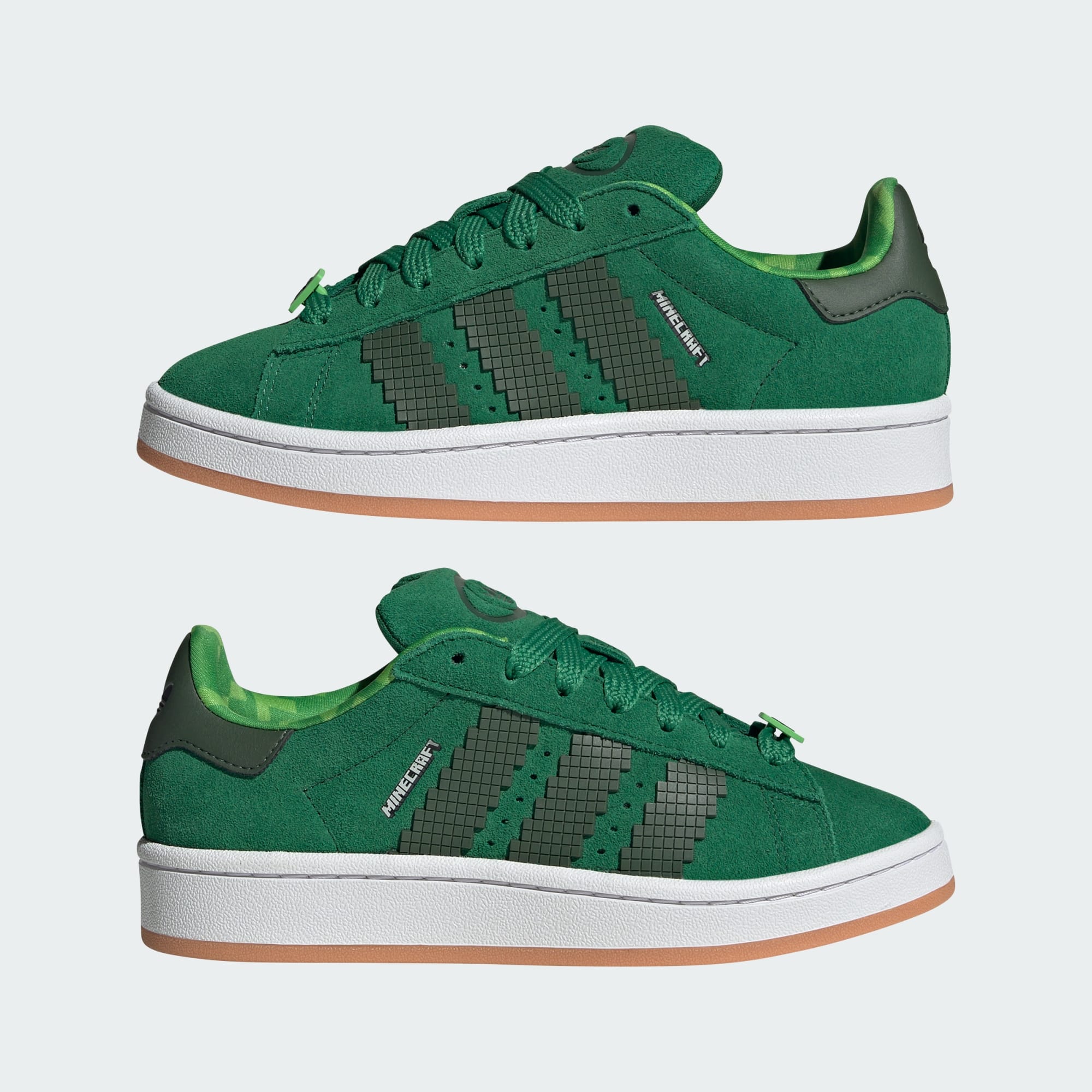 adidas Campus 00s X Minecraft Shoes Kids - Green | Free Shipping with adiClub | adidas US