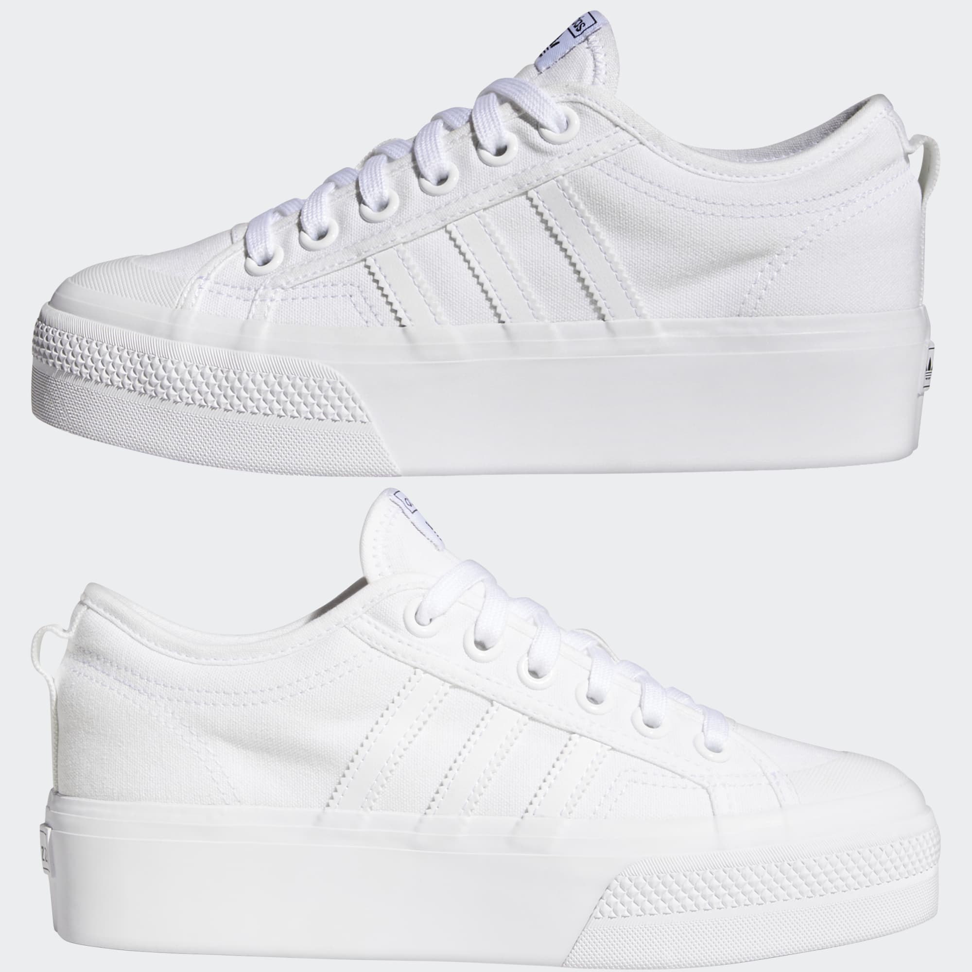 White adidas Nizza Platform Sneakers | FV5322 | adidas US