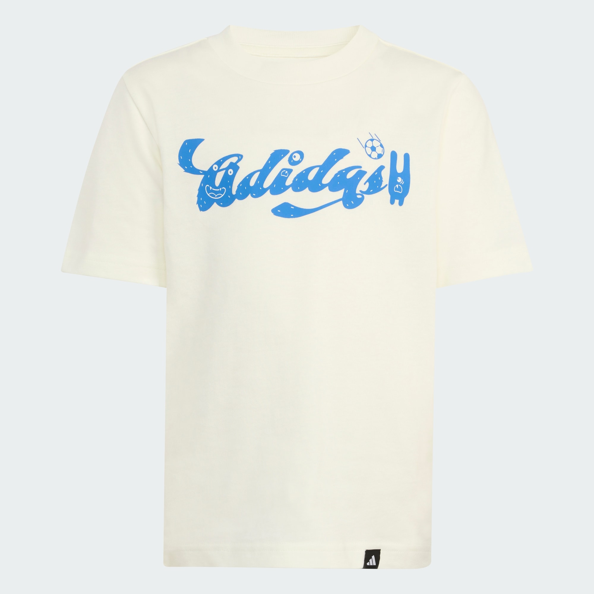 adidas LITTLE KIDS TIRO_NSTER GRAPHIC T-SHIRT - White | Free Shipping with adiClub | adidas US