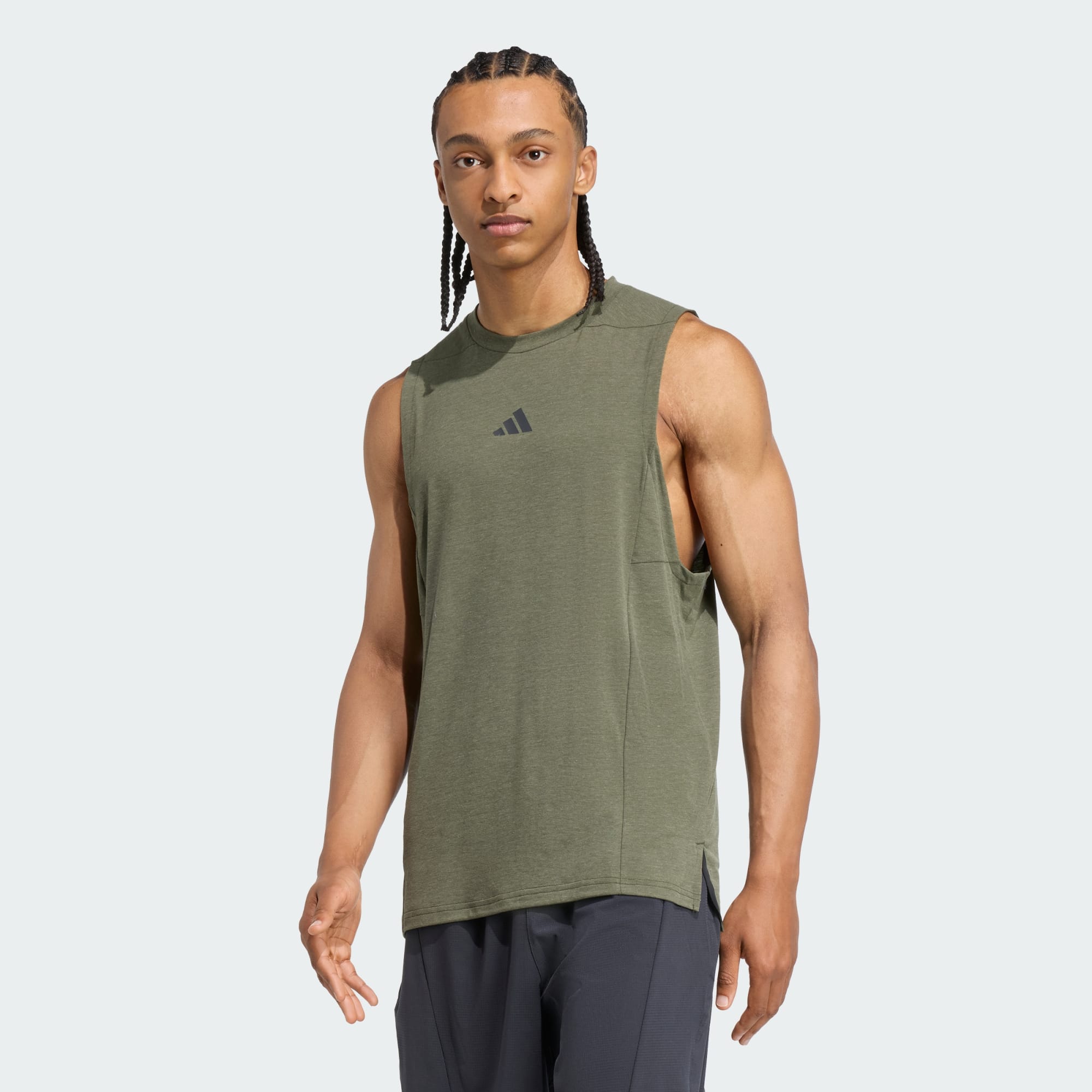 adidas Designed for Training Workout Tank Top - Green | Free Shipping with adiClub | adidas US