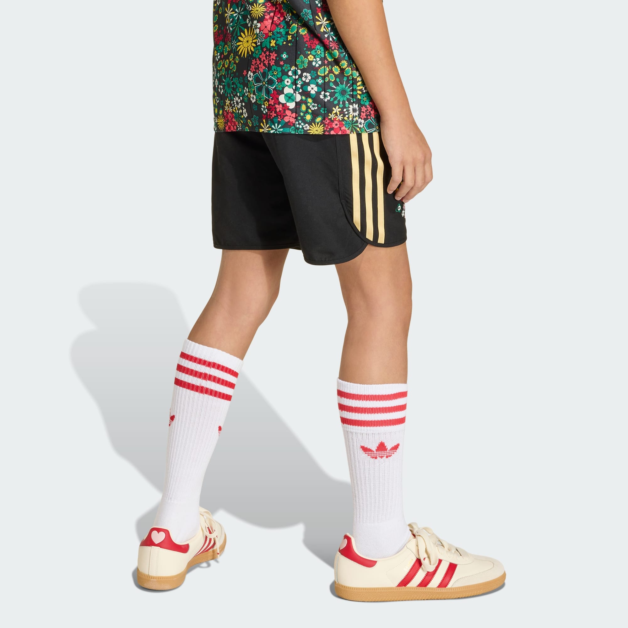 adidas Originals x Liberty London REGULAR SHORTS - Black | Free ...