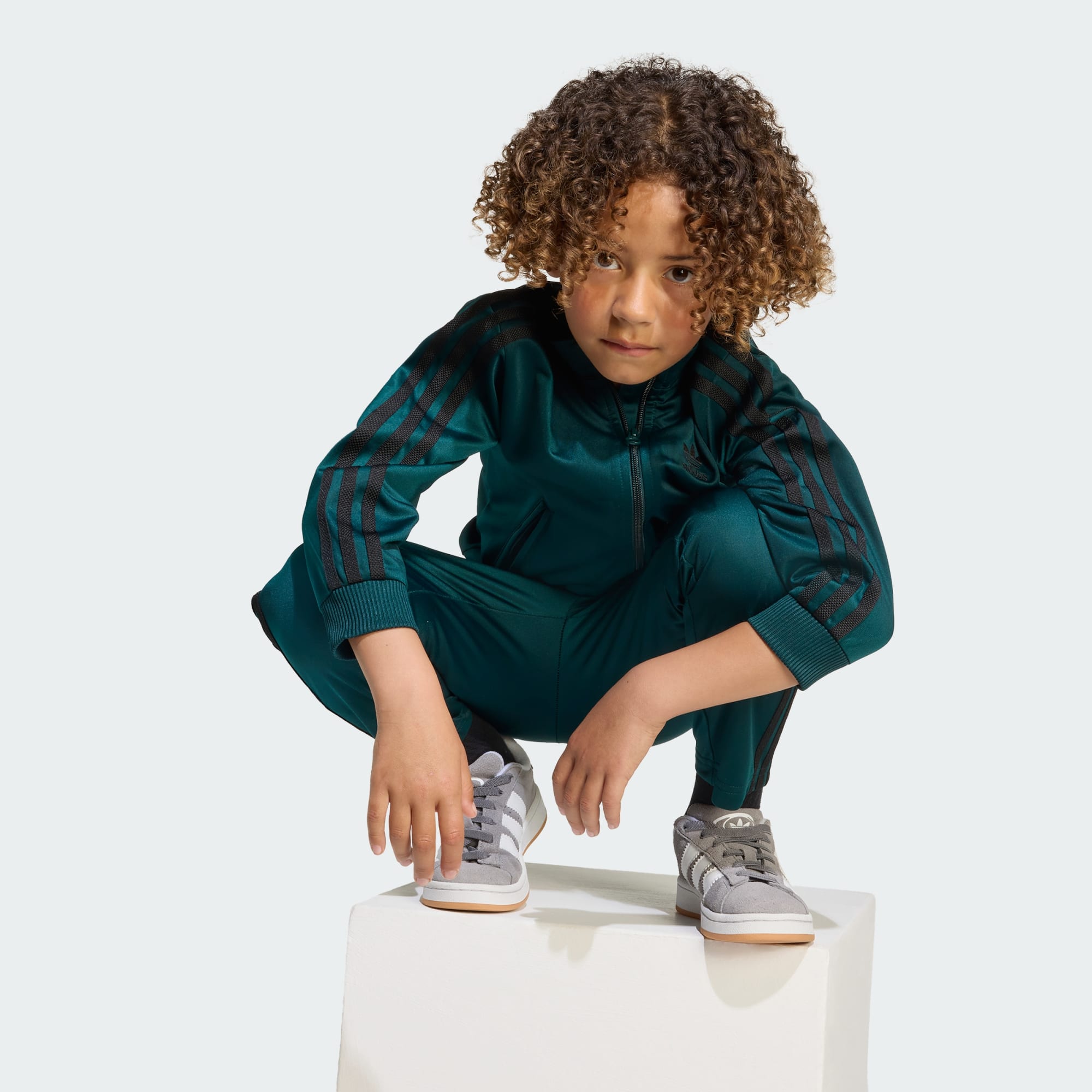 adidas Adicolor Firebird Track Suit Kids - Green | Free Shipping with ...