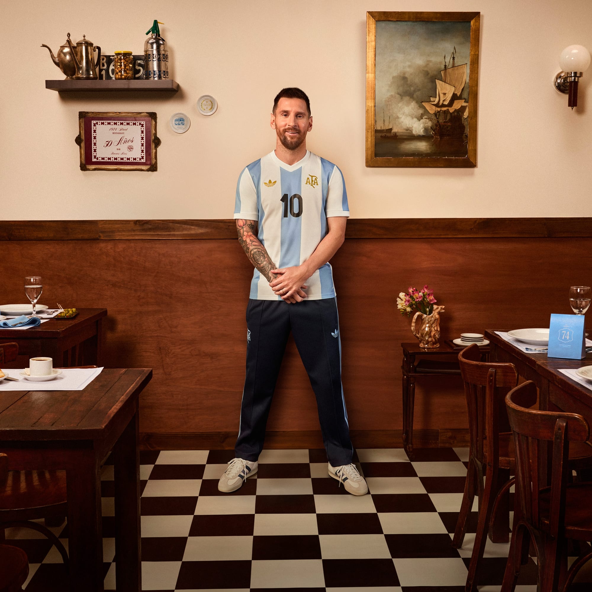 adidas Camiseta Aniversario 50 Años Selección Argentina - Azul | adidas ...