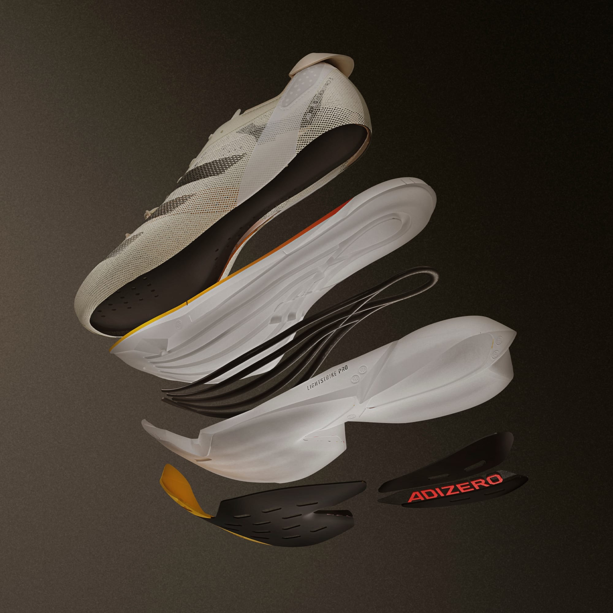 Tênis ADIZERO ADIOS PRO 3 - Bege adidas | adidas Brasil