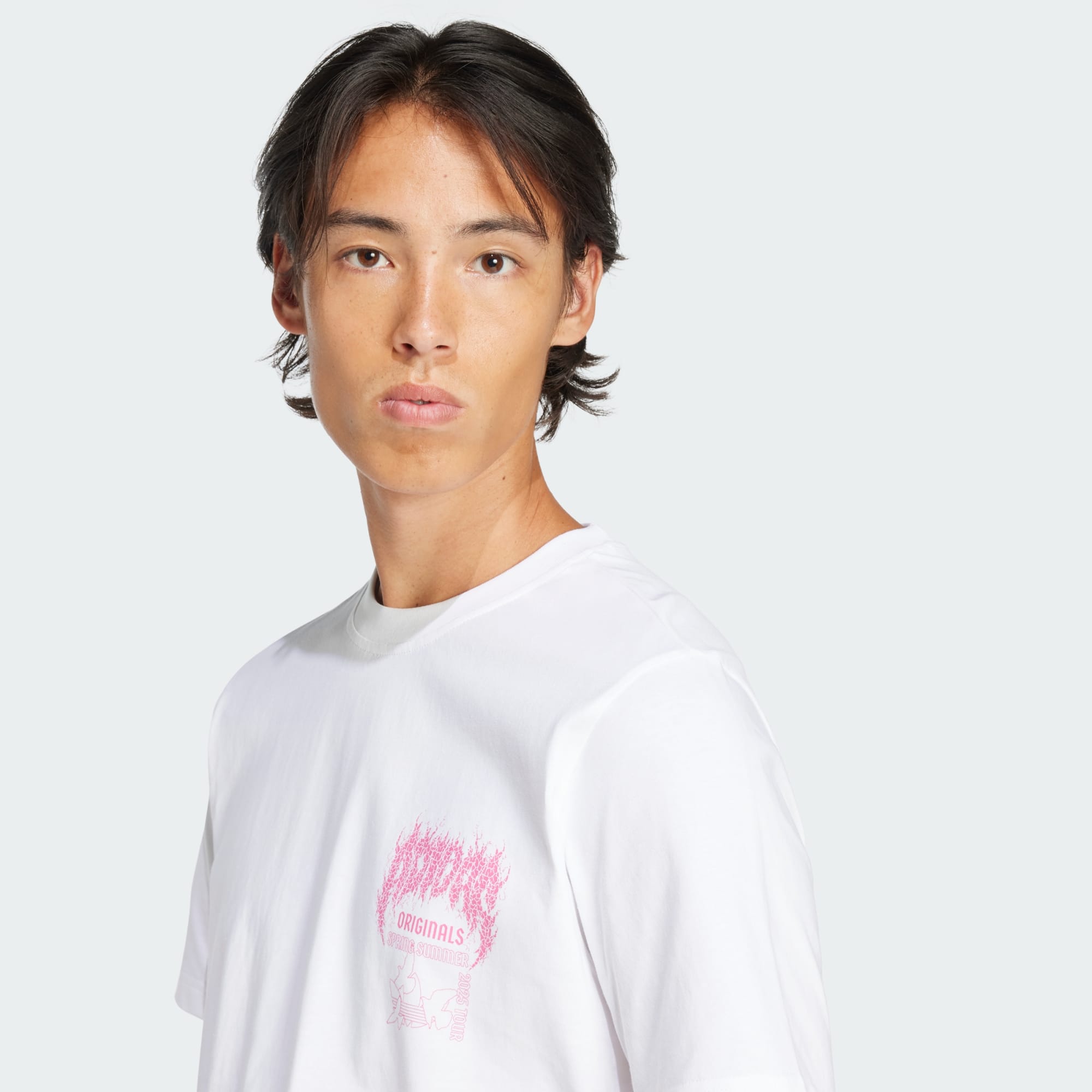 adidas Trefoil Series Fashion Elevated Tee - White | adidas Australia