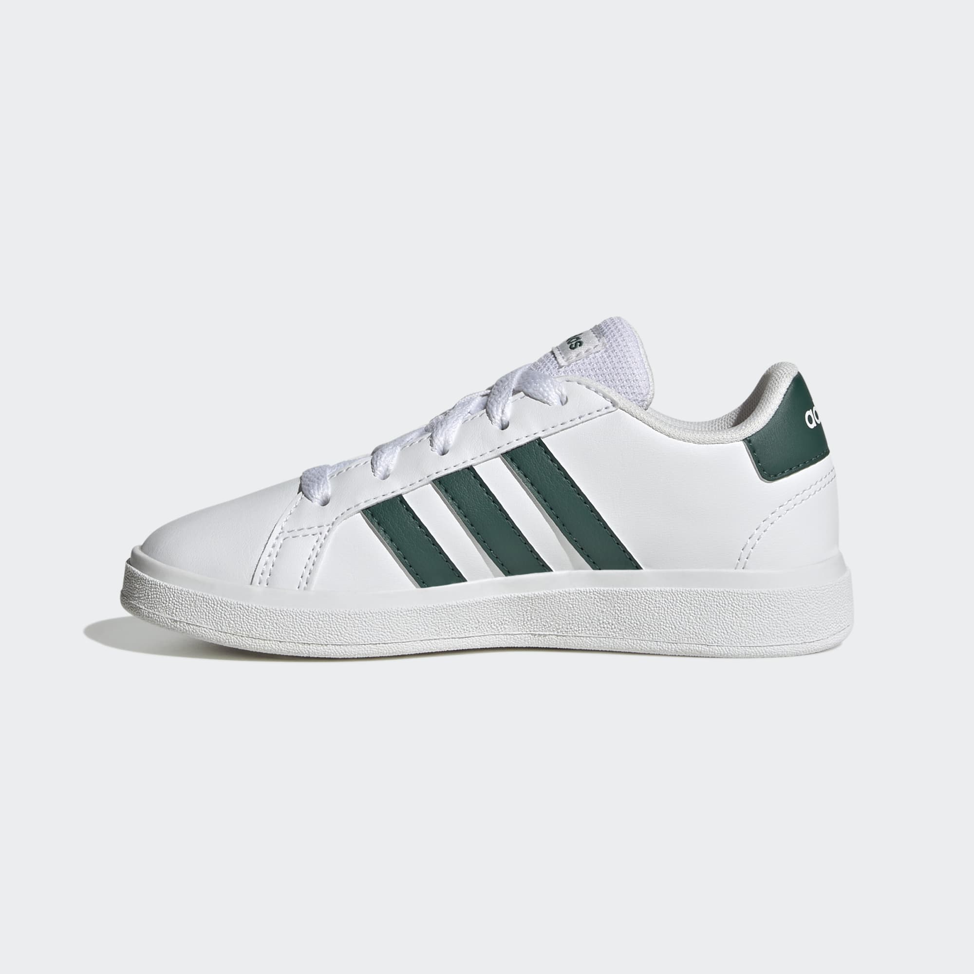 adidas Grand Court Lace-Up Sneakers - White | Free Shipping with ...
