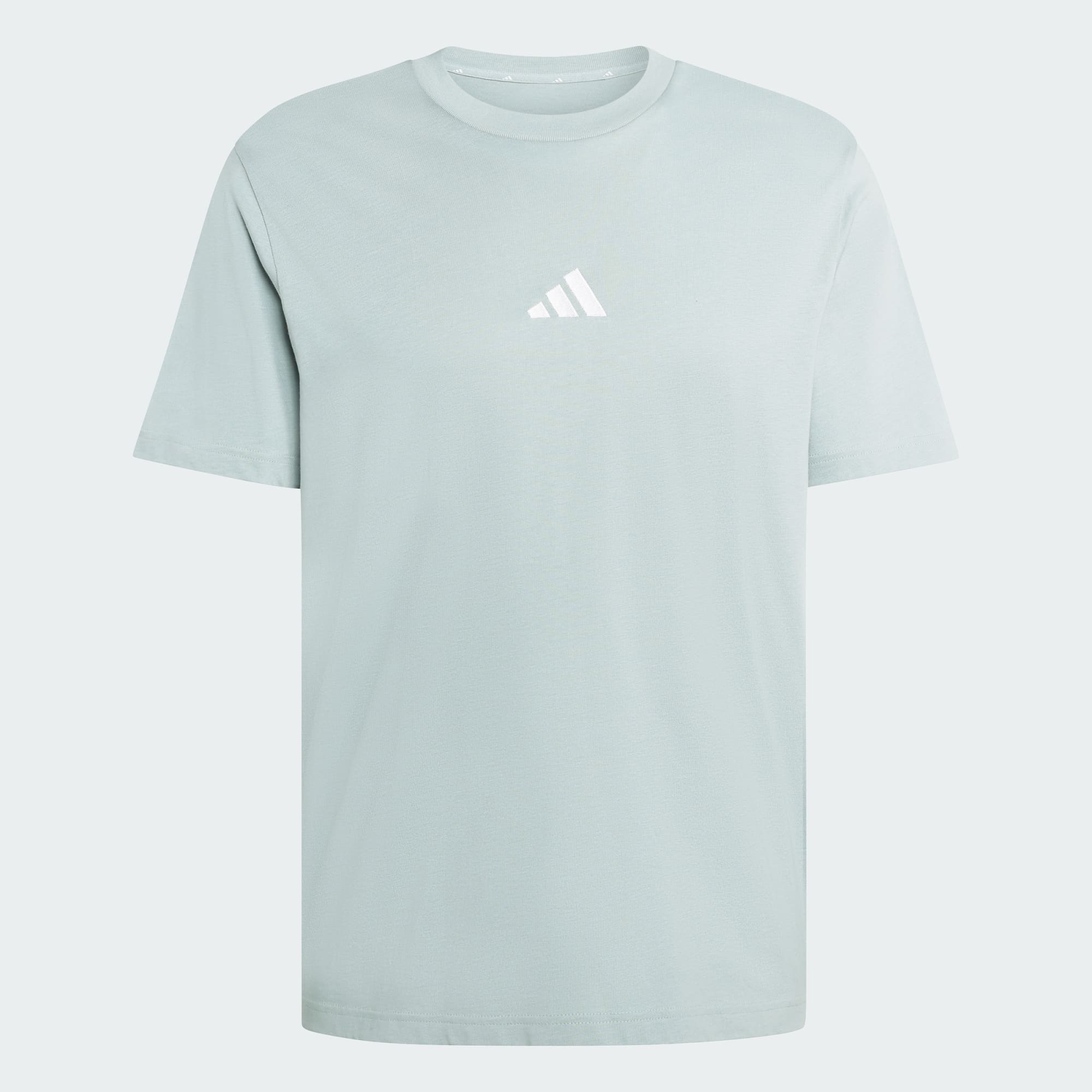 Camiseta Essentials de malha simples com logotipo pequeno - Verde ...