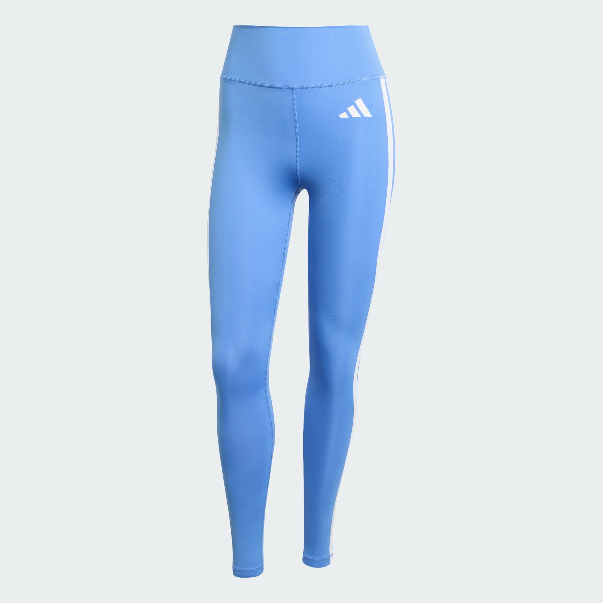 adidas Optime Essentials 3-Stripes 7/8 Leggings - Blue | Free Shipping ...