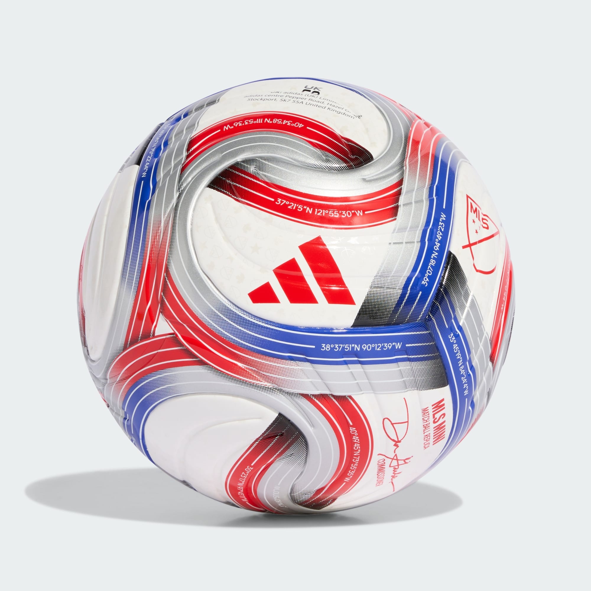 adidas 2026 Major League Soccer Mini Ball - White | Free Shipping with ...