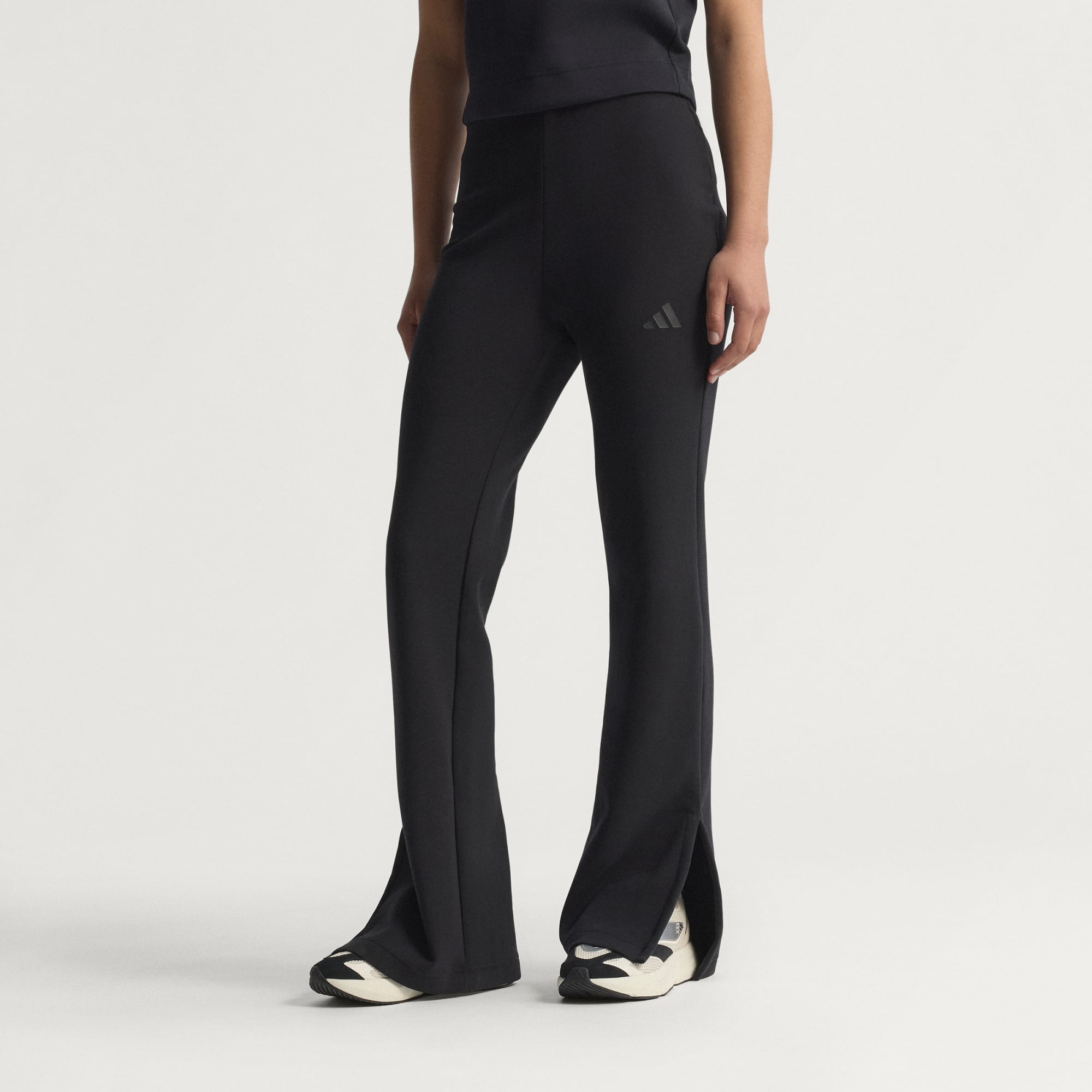 adidas Soft Lux Flared Pants - Black | adidas Australia