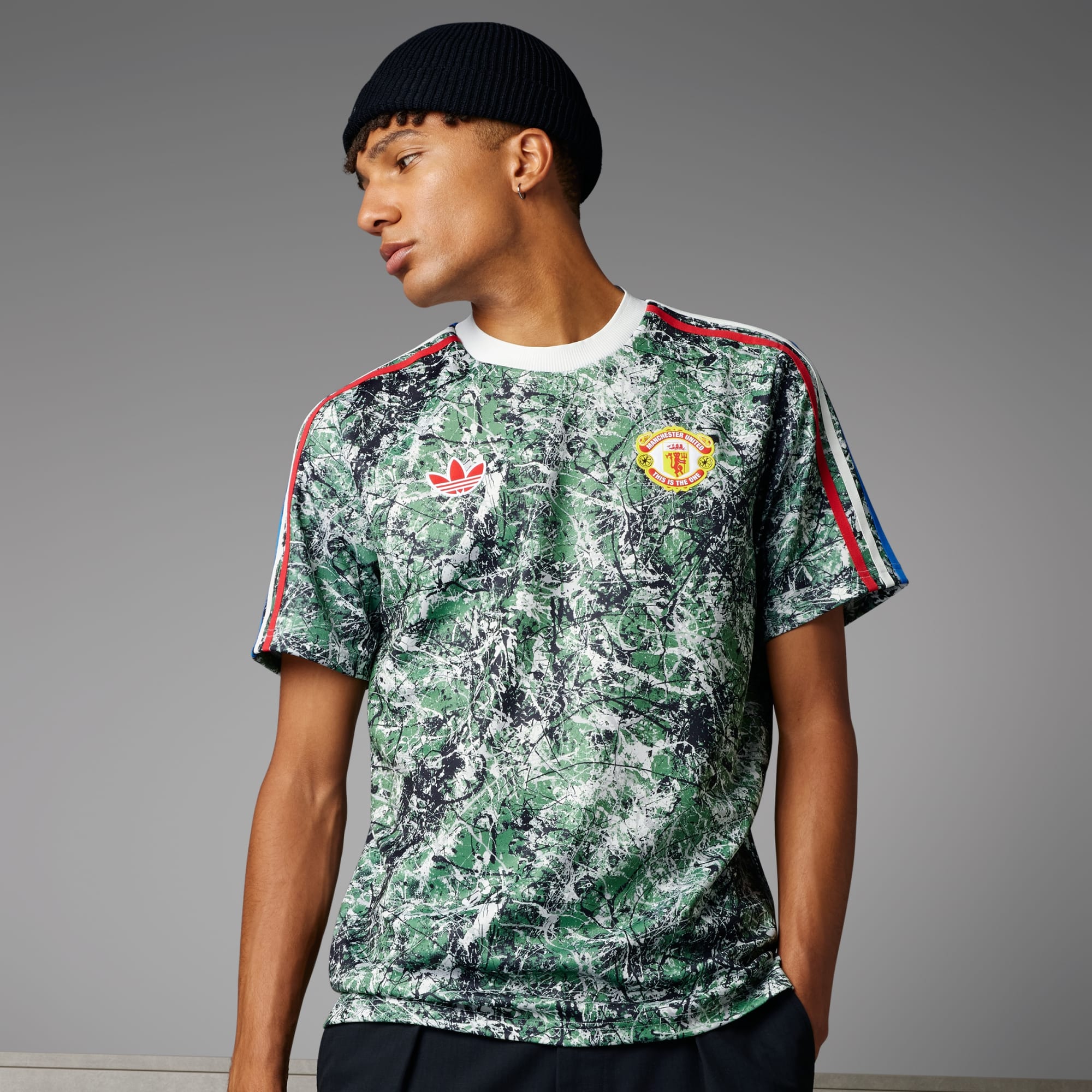 adidas Manchester United Stone Roses Originals Icon Jersey - Multicolor ...