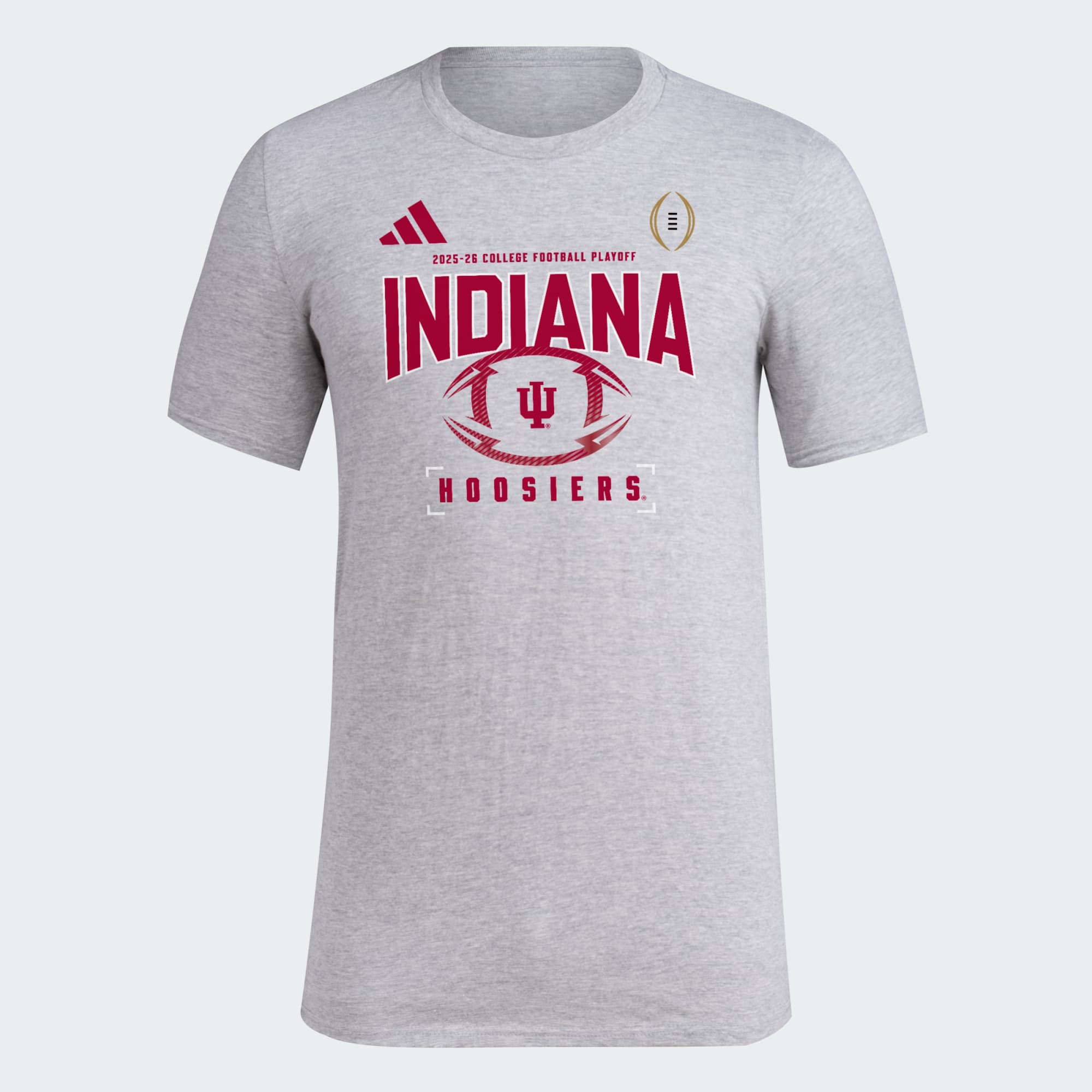 adidas INDIANA HOOSIERS MEN’S SHORT SLEEVE PREGAME T-SHIRT - Grey ...