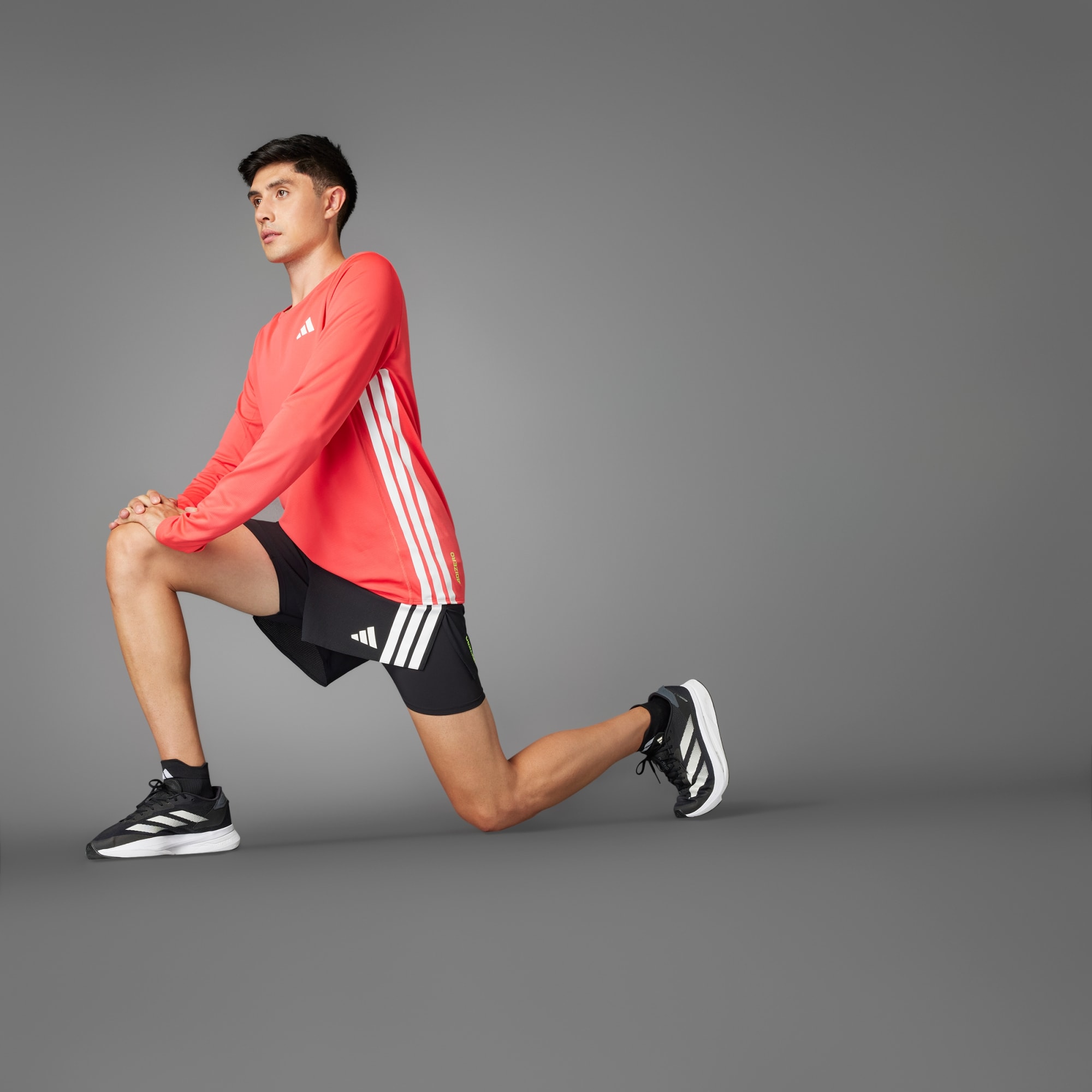 adidas Adizero Running 2-in-1 Gel Pocket Shorts - Black | adidas UK