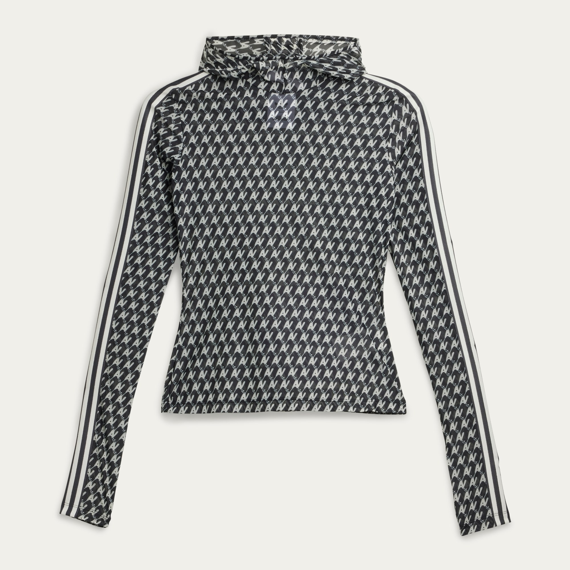adidas by Avavav Mesh Allover Print Long-Sleeve Top - Black | adidas UK