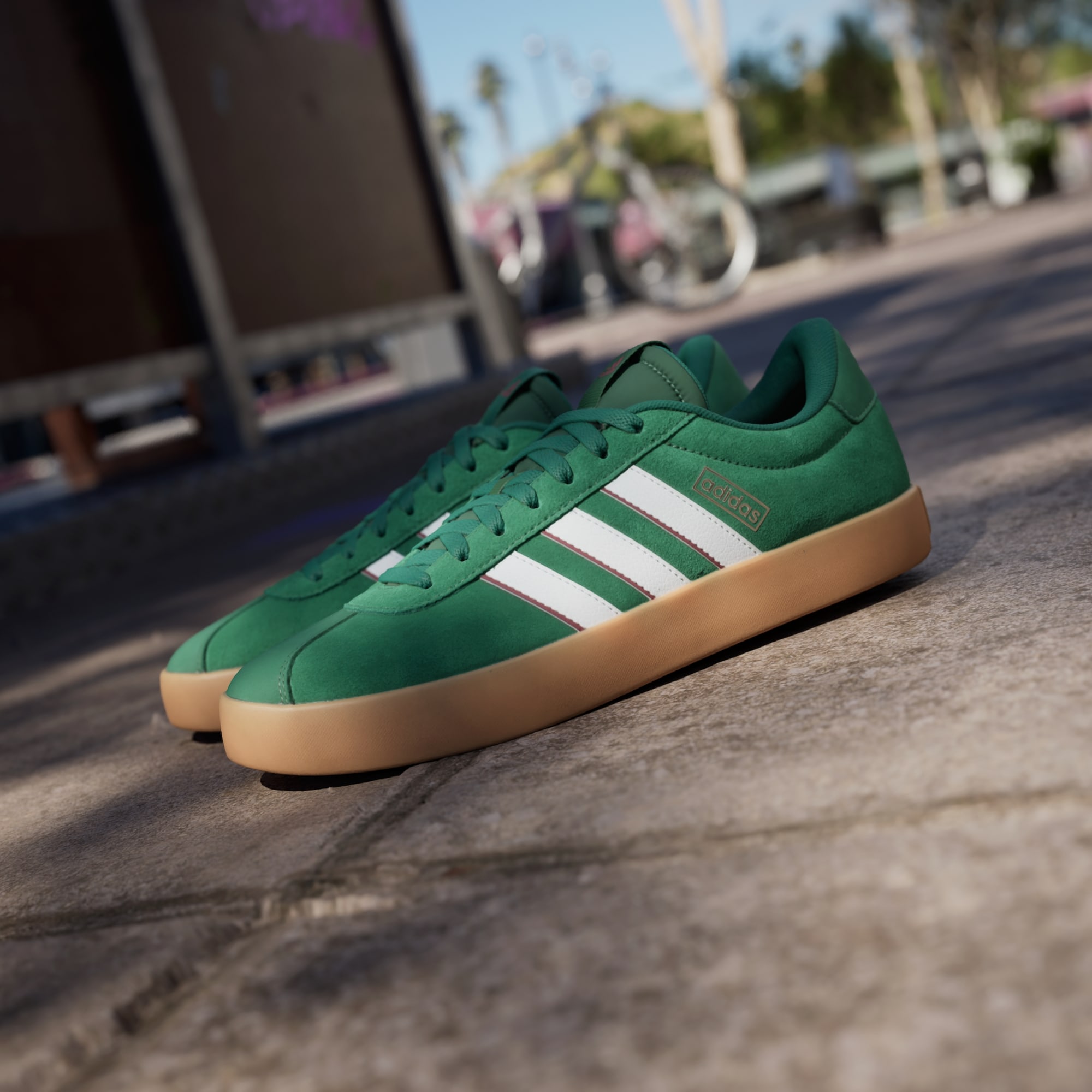 adidas VL Court 3.0 Sneakers - Green | Free Shipping with adiClub ...