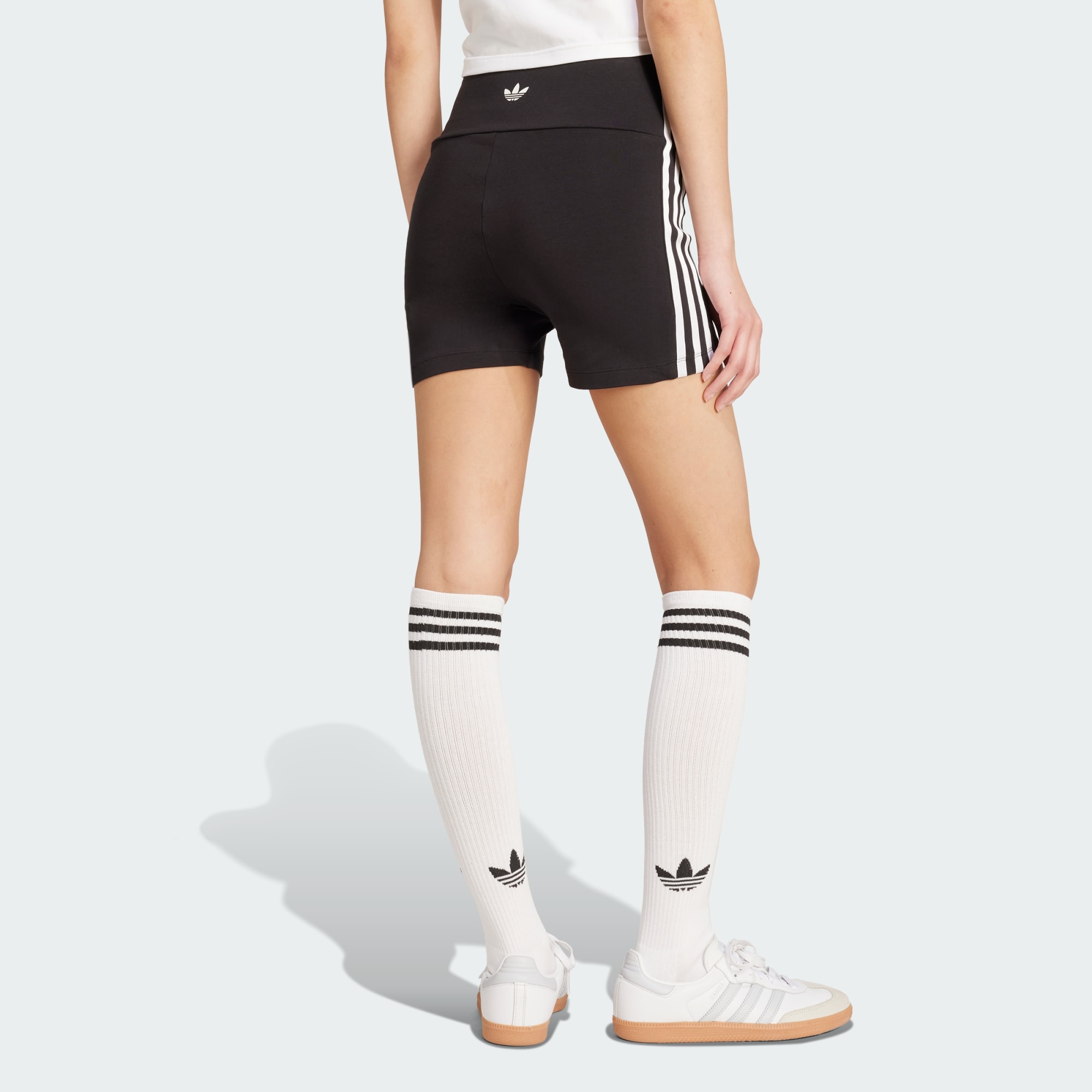 adidas Adicolor 3-Stripes Booty Shorts Co - Black | Free Shipping with adiClub | adidas US