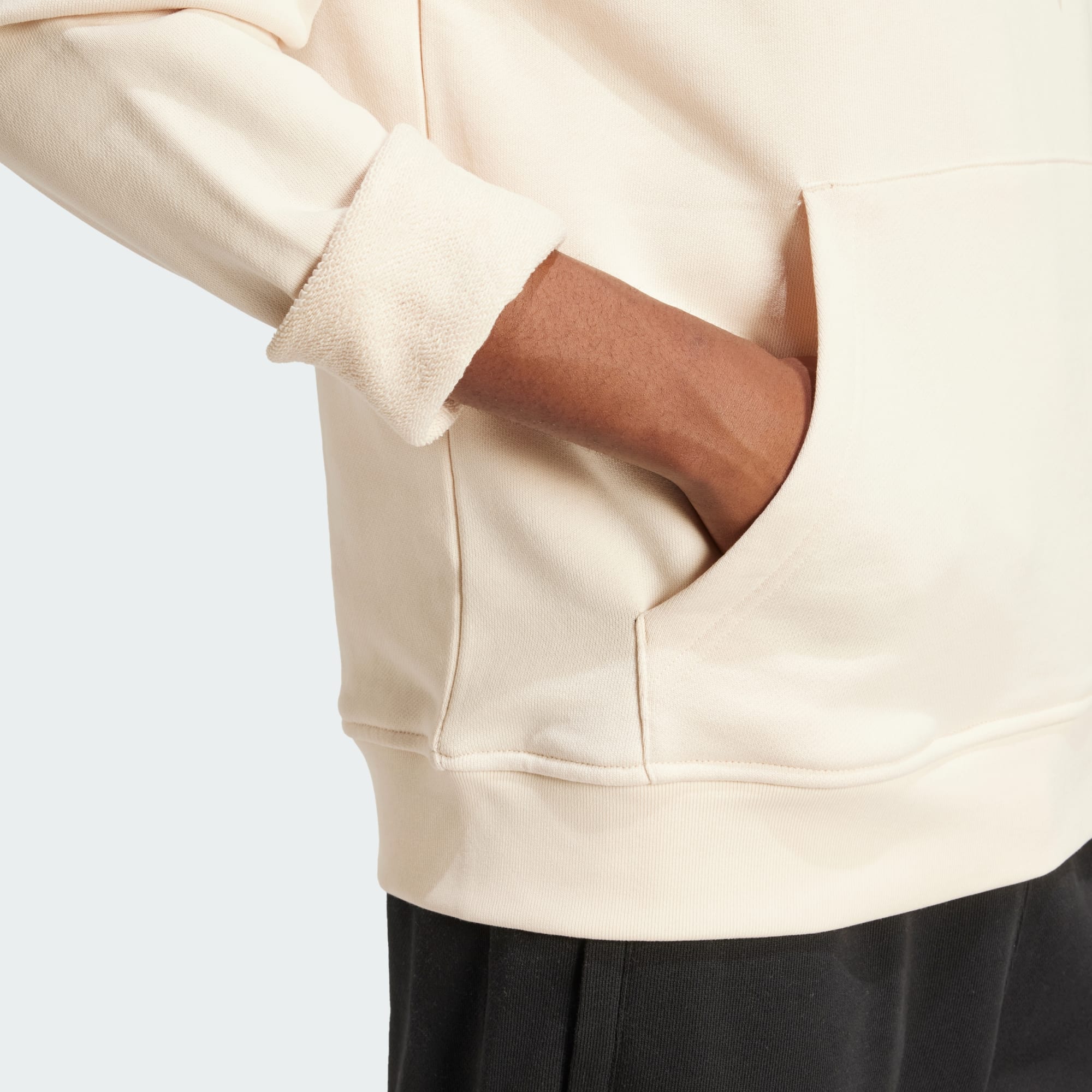 Trefoil Essentials Hoodie French Terry, White | adidas UK