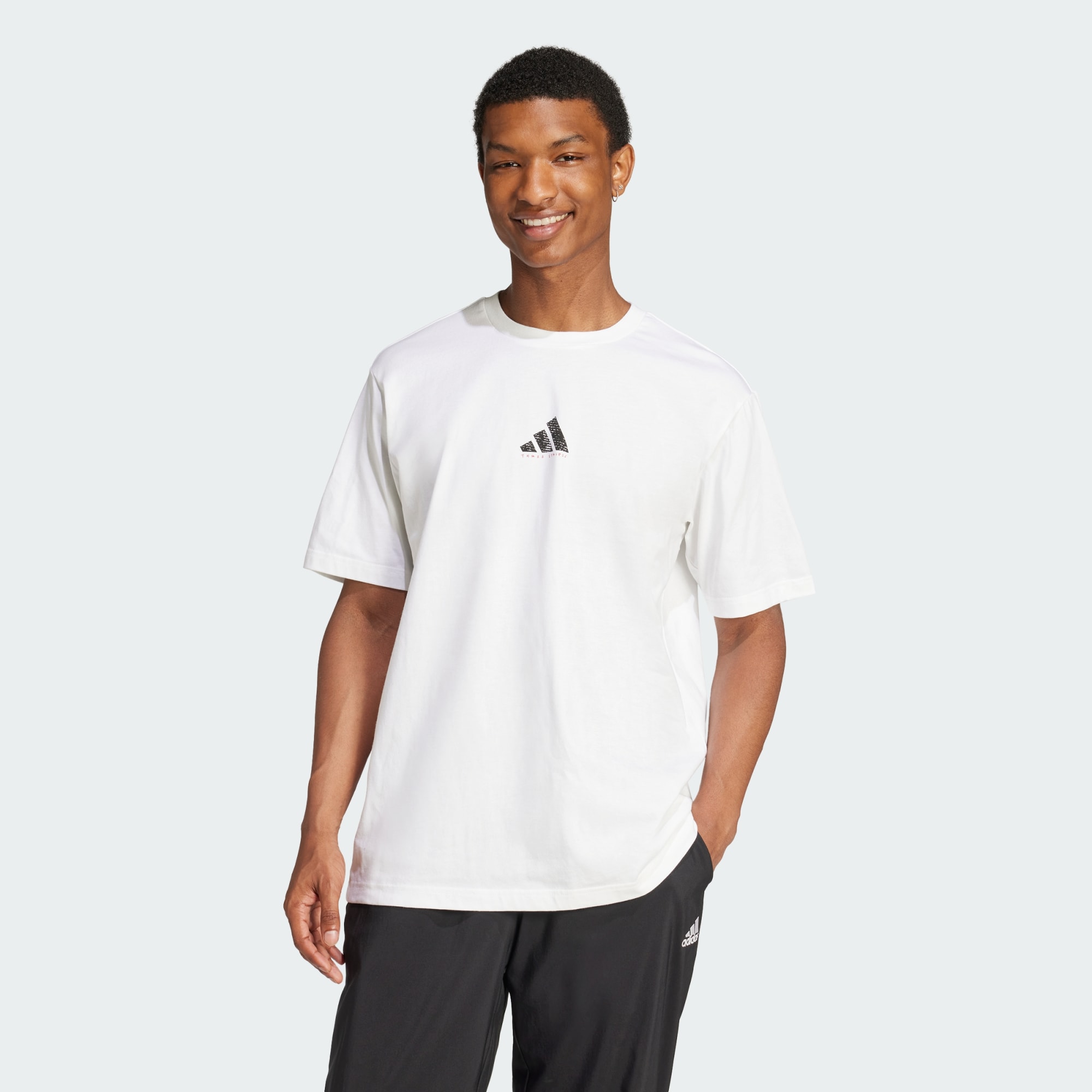 adidas Codes Photoreal Graphic T-Shirt - White | adidas UK