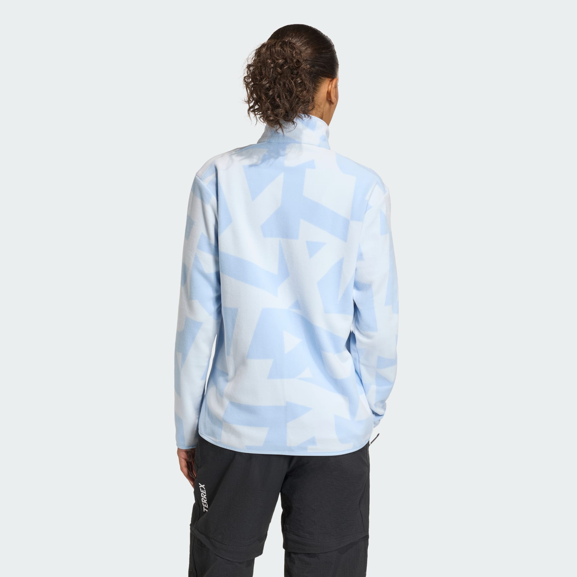 adidas Terrex Multi Printed Full-Zip Fleecejacke - Blau | adidas Deutschland