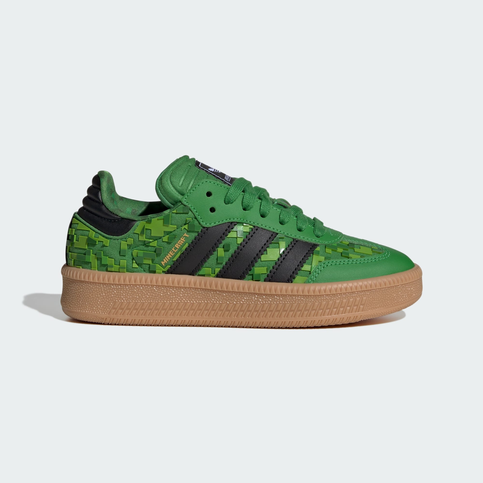 ADIDAS MINECRAFT SAMBA XLG SHOES - Green | Free Shipping with adiClub ...