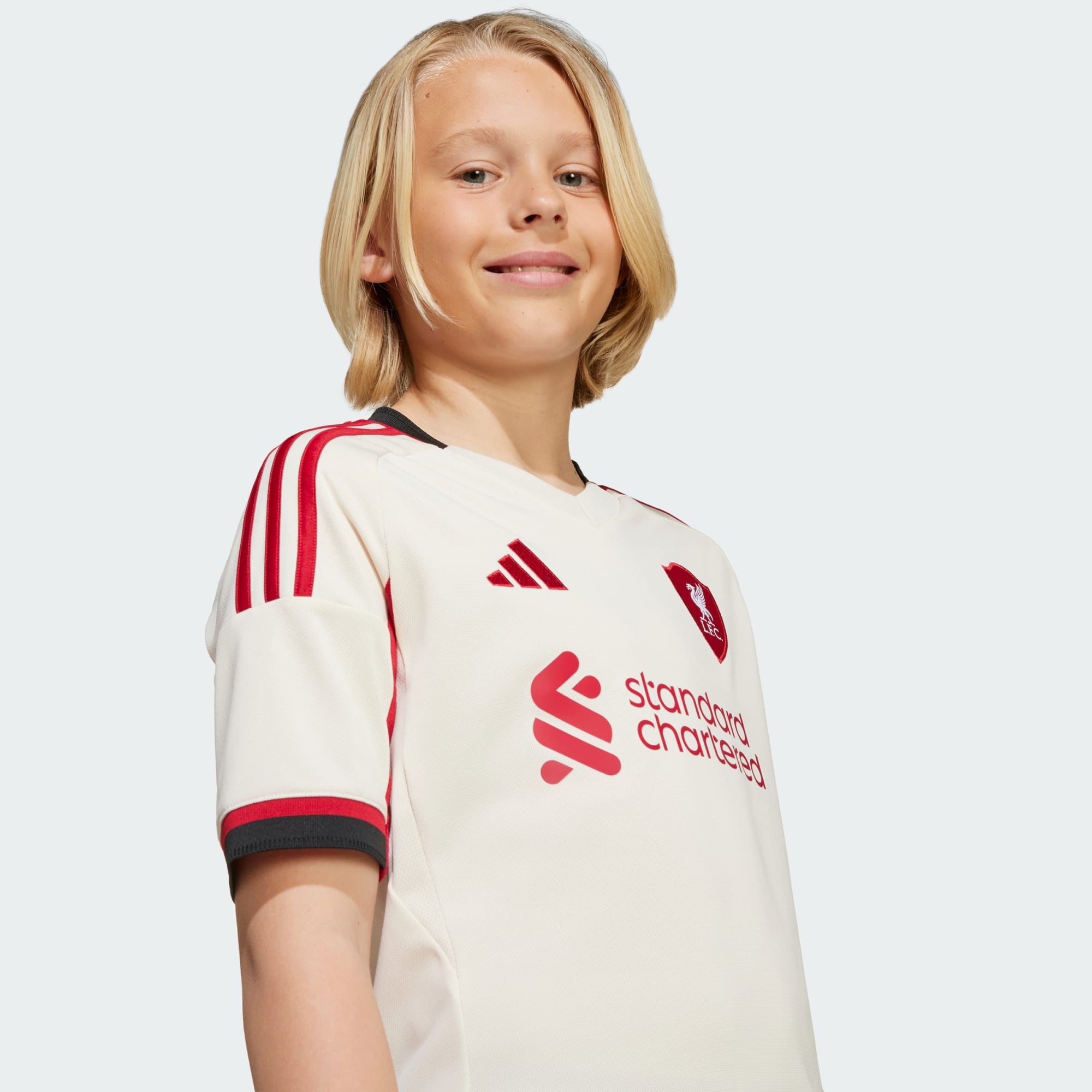 adidas Liverpool FC 25/26 Away Jersey Kids - White | Free Shipping with adiClub