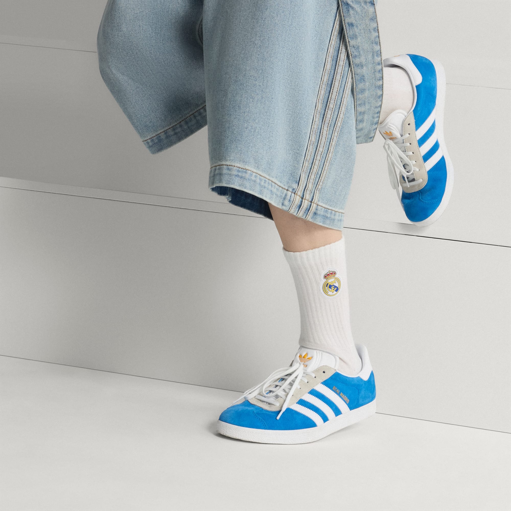 adidas Gazelle Real Madrid Shoes - Blue | Free Shipping with adiClub ...
