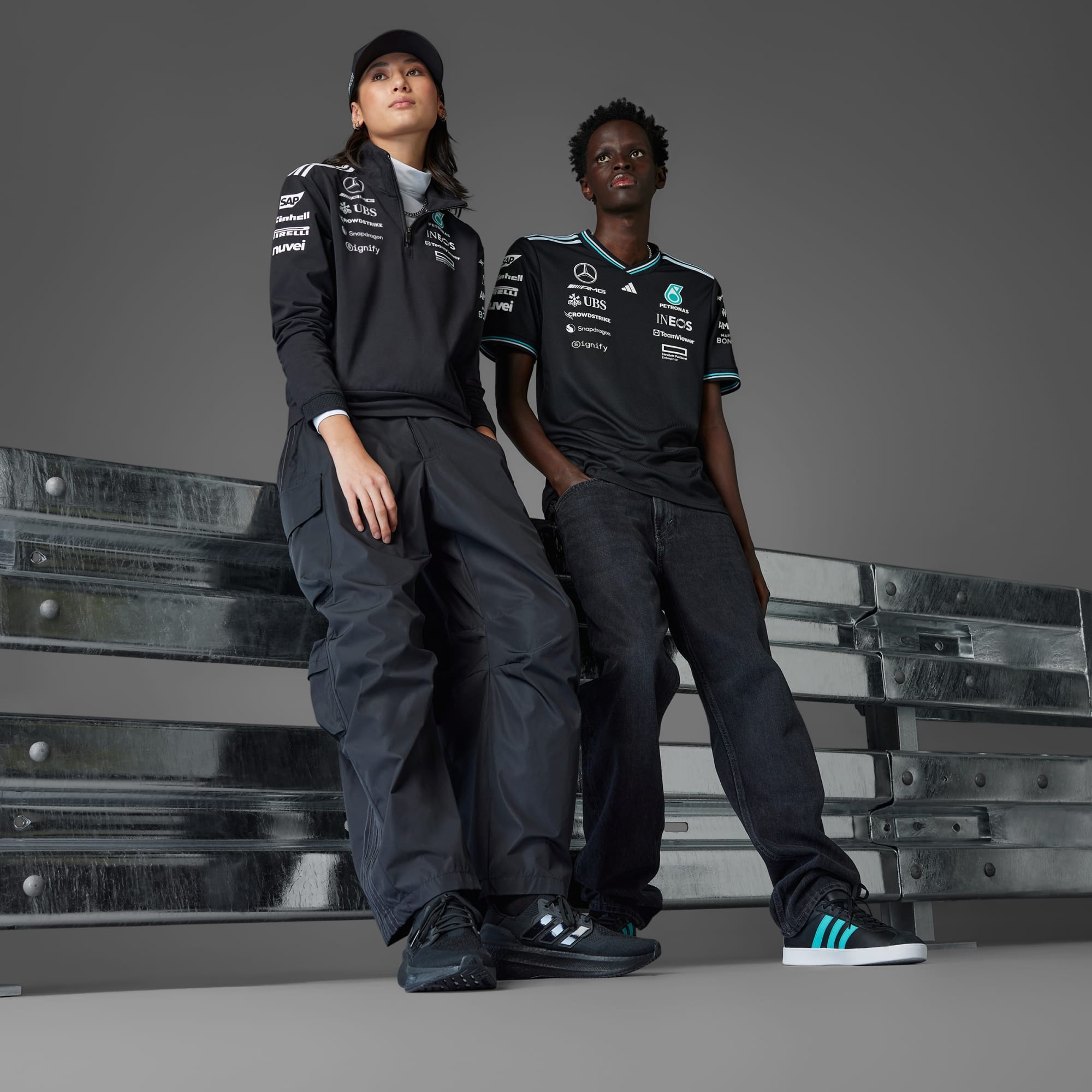 adidas MERCEDES - AMG PETRONAS FORMULA ONE TEAM DRIVER JERSEY AUTHENTIC ...