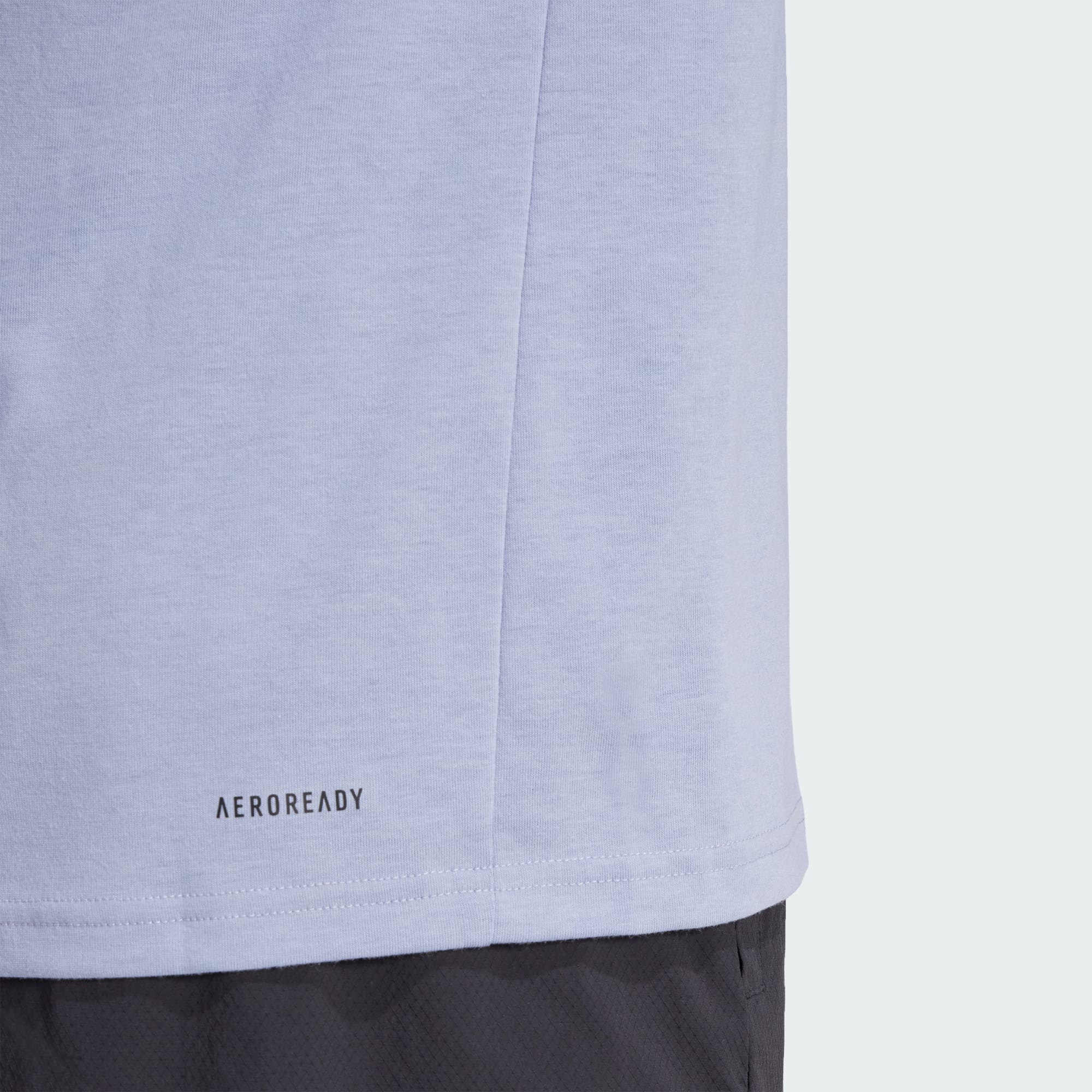 adidas Train Essentials Feelready Logo Training T-Shirt - Purple ...