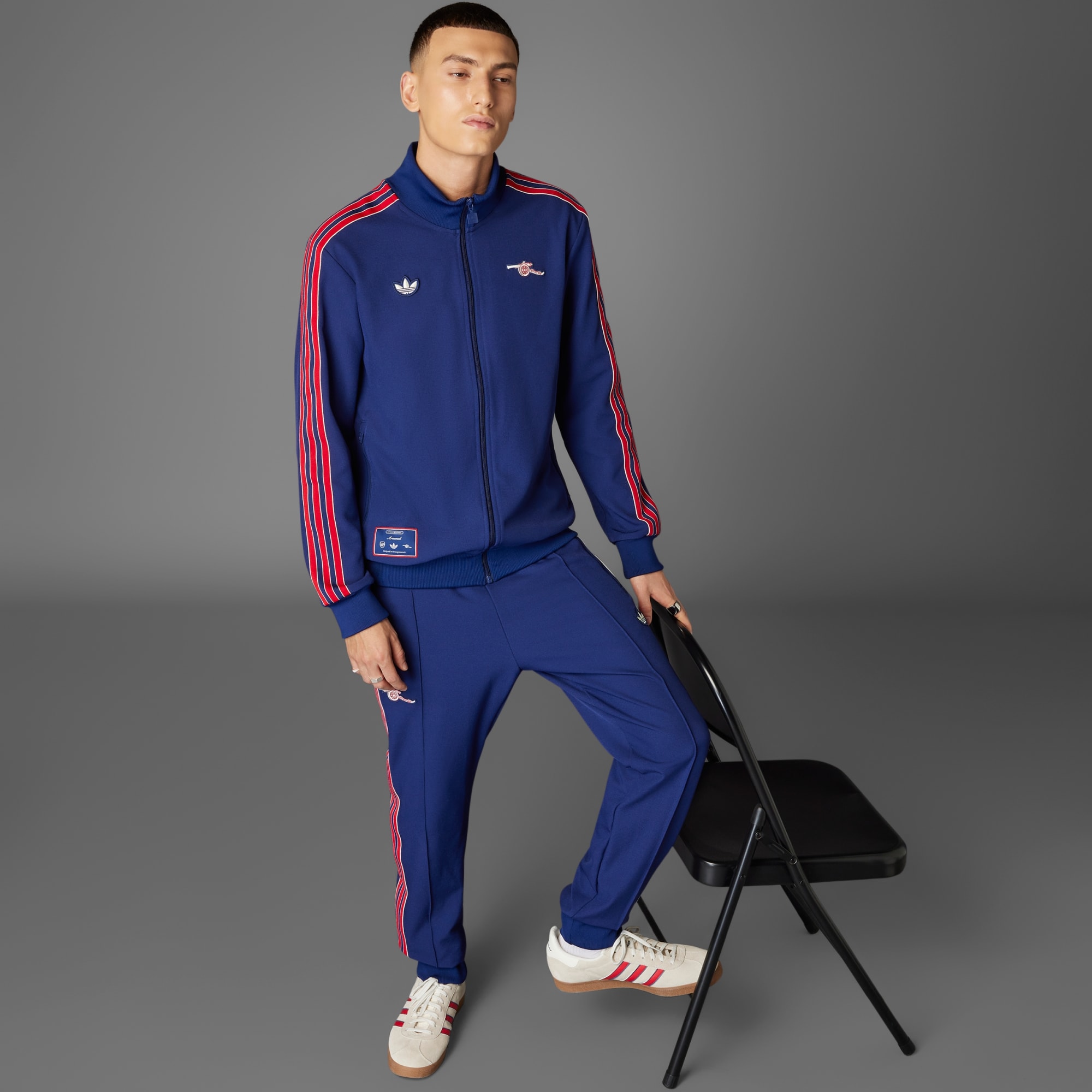 adidas Arsenal Terrace Icons Track Top - Blue | adidas UK