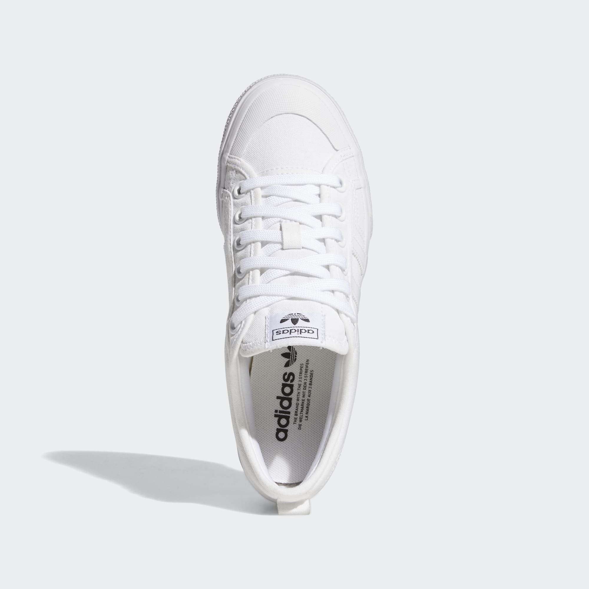 White adidas Nizza Platform Sneakers | FV5322 | adidas US