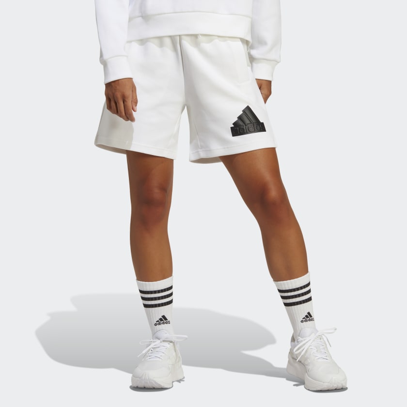 adidas Future Icons Badge of Sport Shorts - White | adidas Australia