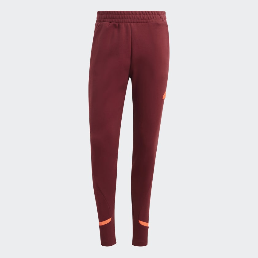 Designed For Gameday Tracksuit Bottoms, Burgundy | adidas UK