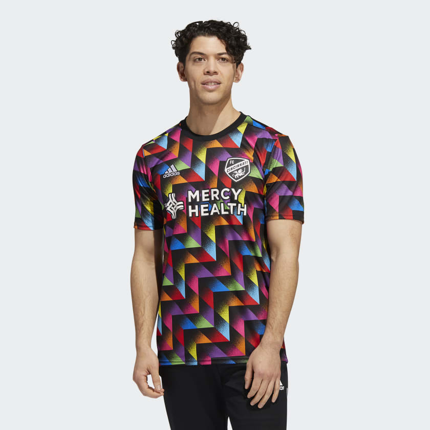 adidas FC Cincinnati LGBTQ+ Pre-Match Jersey - Black | Free Shipping ...