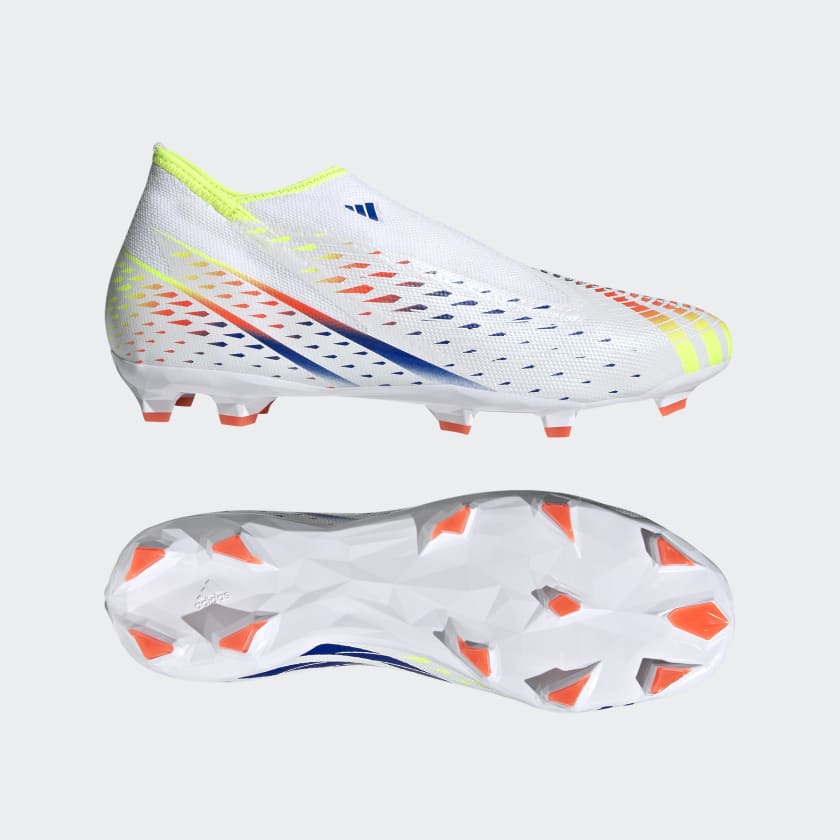 adidas Predator Edge.3 Firm Ground Veterloze Voetbalschoenen - Wit ...