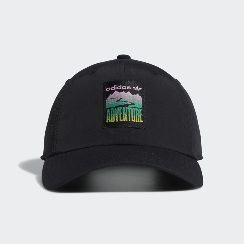 adidas Adventure Mountain Strap Back Hat - Black | Free Shipping with ...