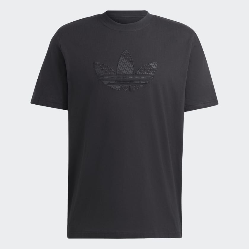 adidas Graphics Monogram Tee - Black | Free Shipping with adiClub ...
