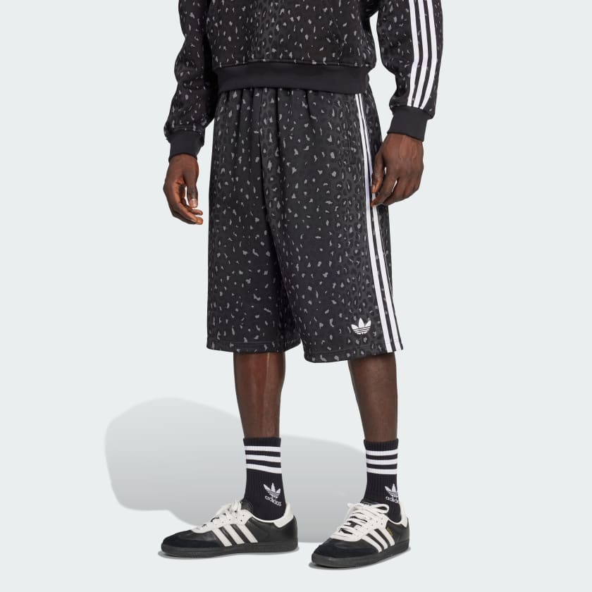 adidas Leo Oversized Shorts - Black | adidas UK