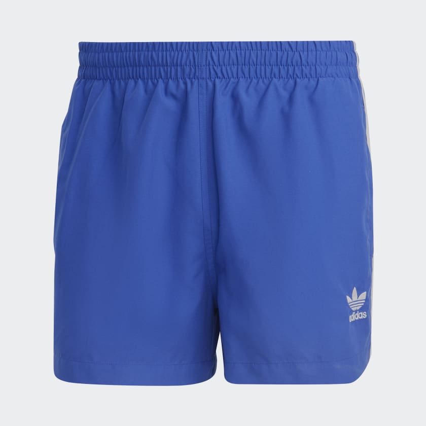 adidas Adicolor 3-Stripes Swim Shorts - Blue | Men's Swim | adidas US