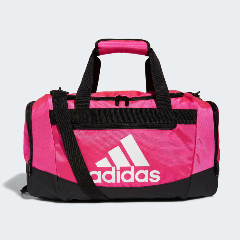 adidas Defender Duffel Bag Small - Pink | Free Shipping with adiClub ...