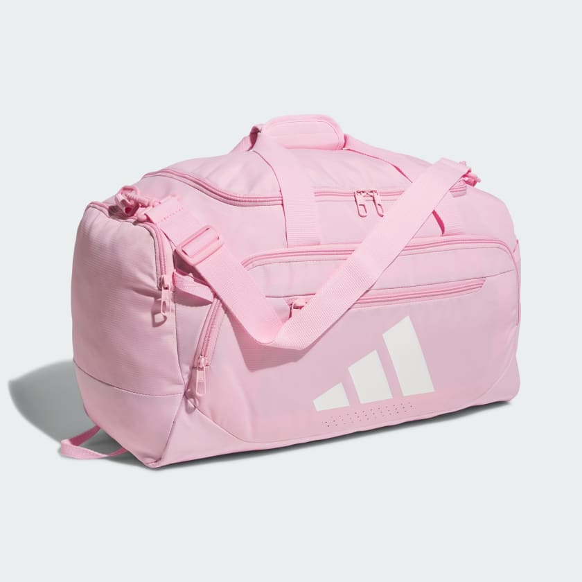 adidas Defender 5 Small Duffel Bag - Pink | Free Shipping with adiClub ...