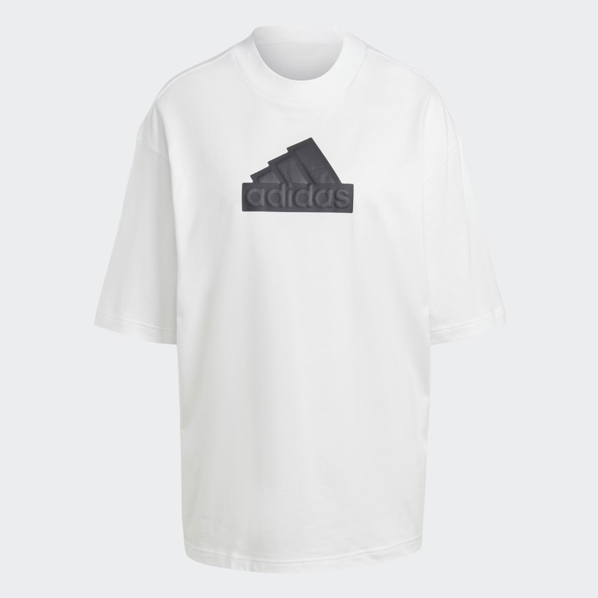 adidas Future Icons Badge of Sport Boyfriend Tee - White | Free ...