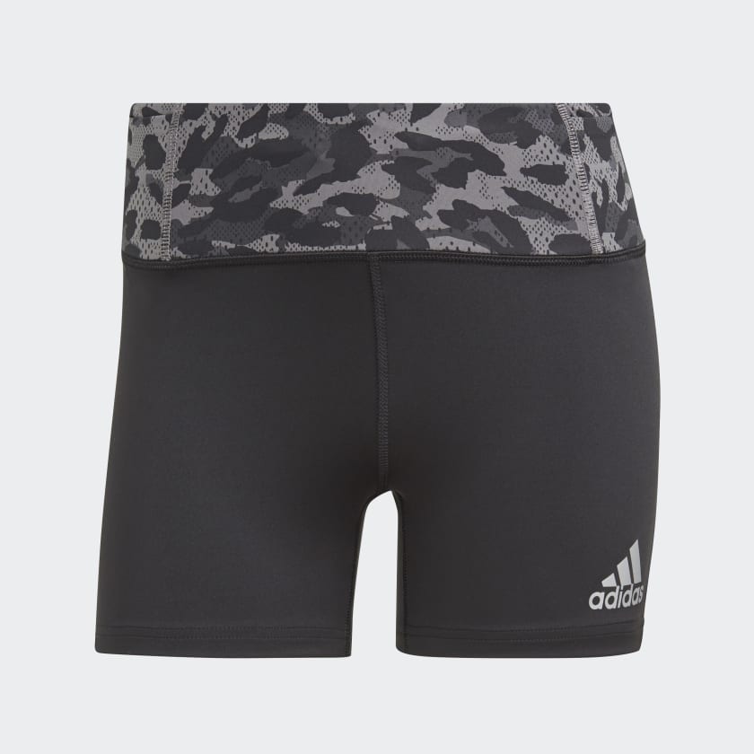adidas Fast Graphic Booty Shorts - Black | adidas Australia
