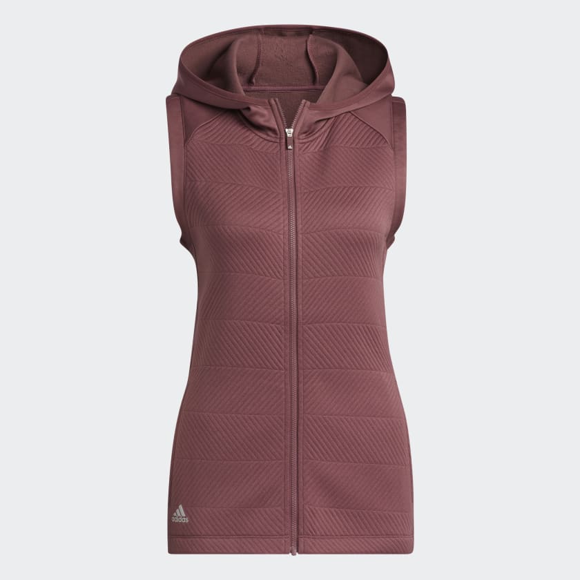 adidas COLD.RDY Full-Zip Vest - Burgundy | adidas Australia