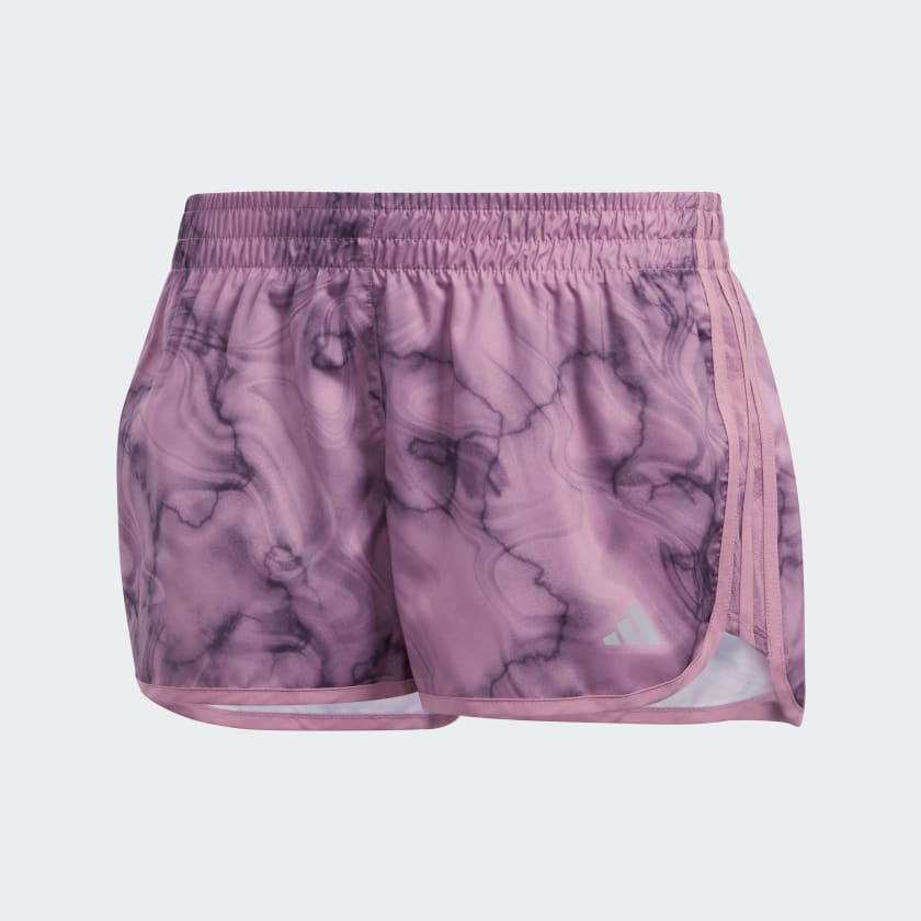 adidas Marathon 20 Allover Print Shorts - Pink | adidas Australia
