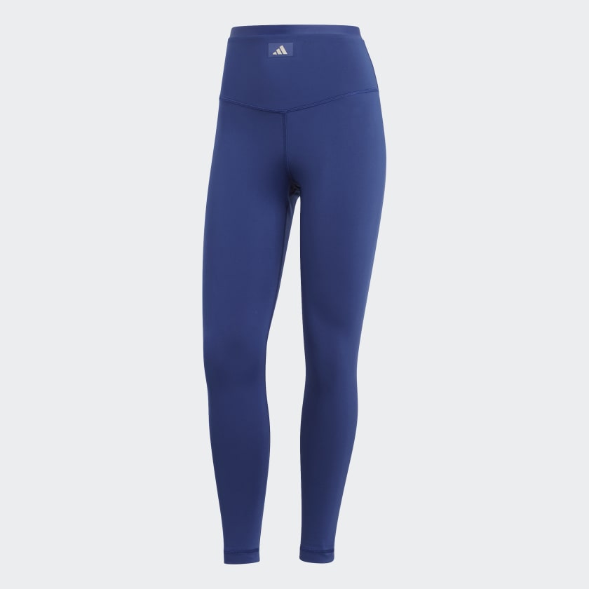 adidas Sports Club High-Waist 7/8 Leggings - Blue | Free Shipping with ...